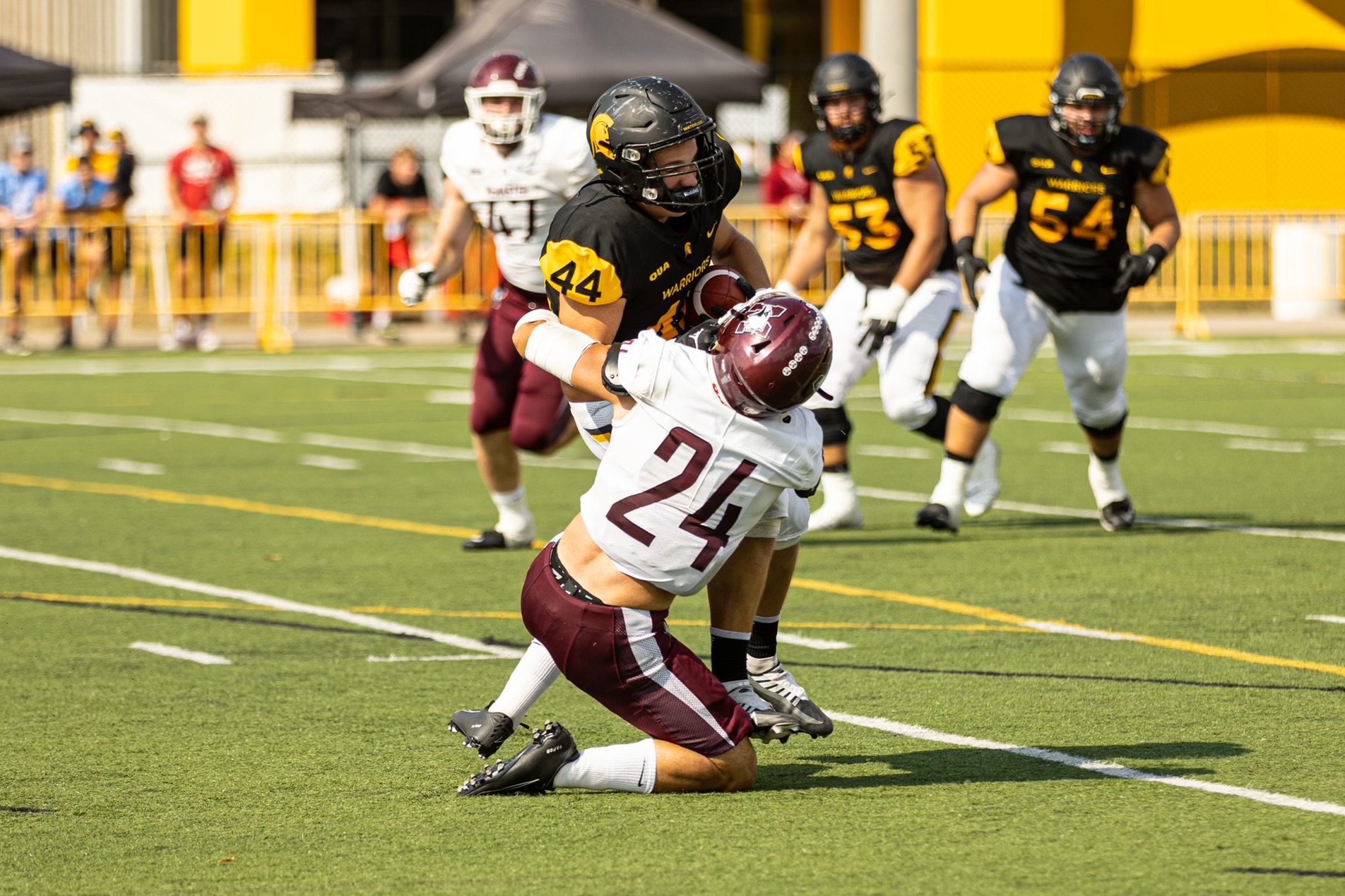 Marauders fire on all cylinders to drop Warriors - McMaster University ...