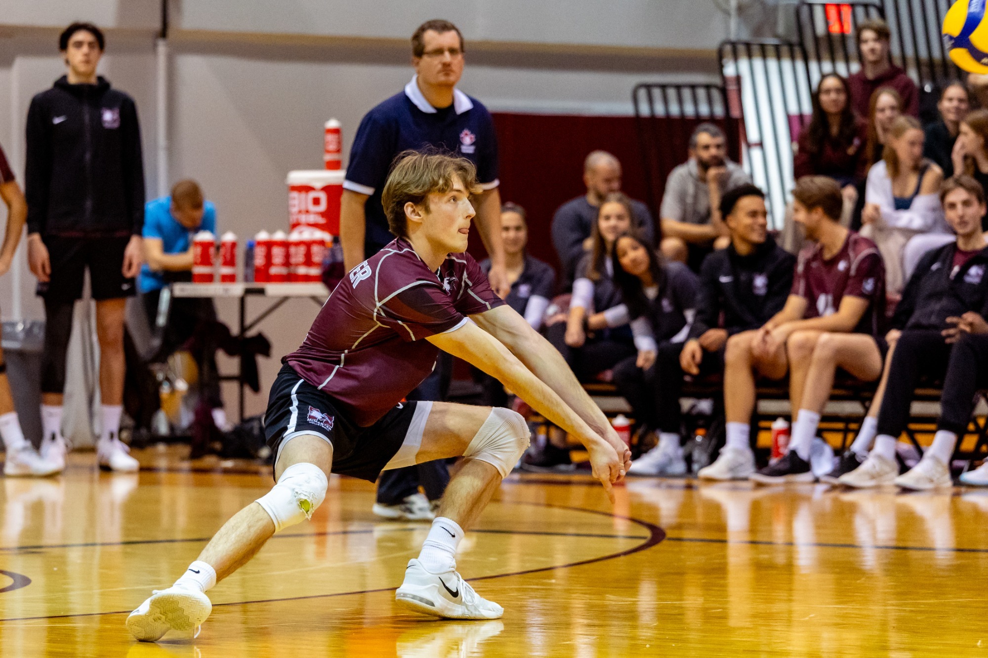 Marauders Crush Bold in Three Sets at Home - McMaster University Athletics