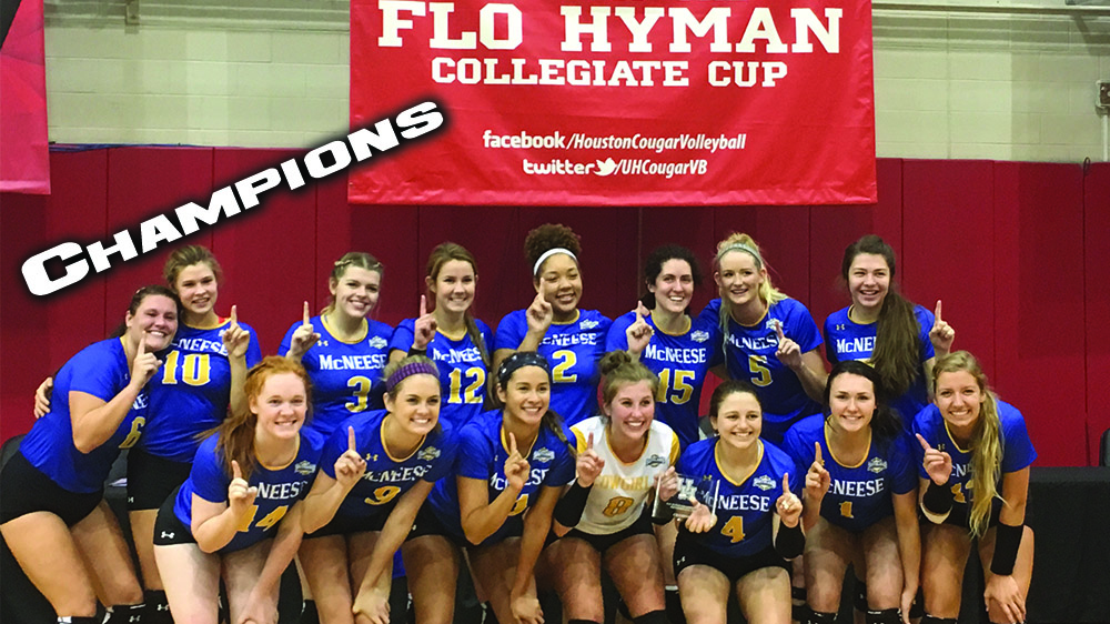 Volleyball Wins Flo Hyman Collegiate Cup - McNeese State University ...