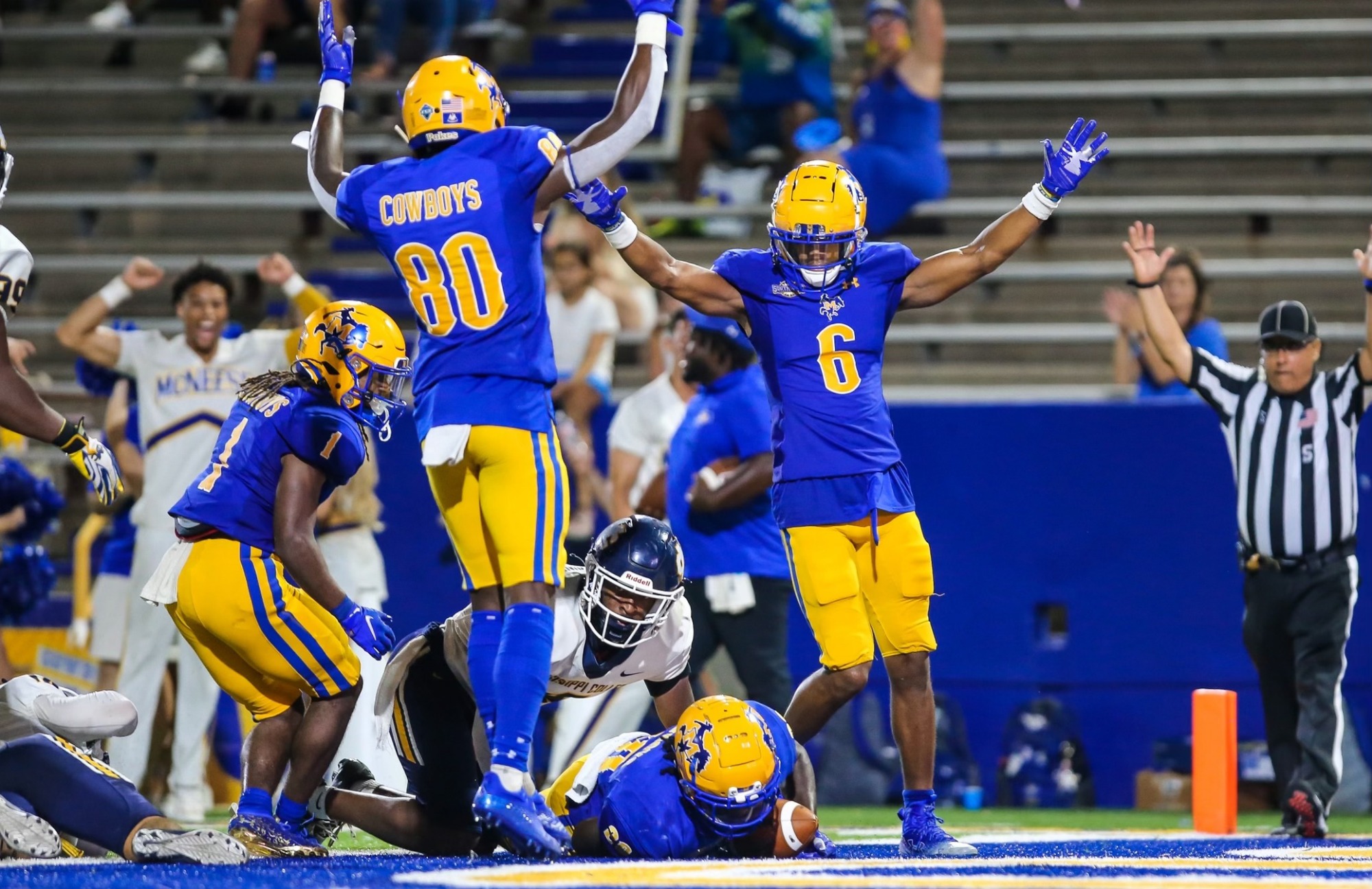 Ground game sparks Cowboys win over Choctaws - McNeese State University ...