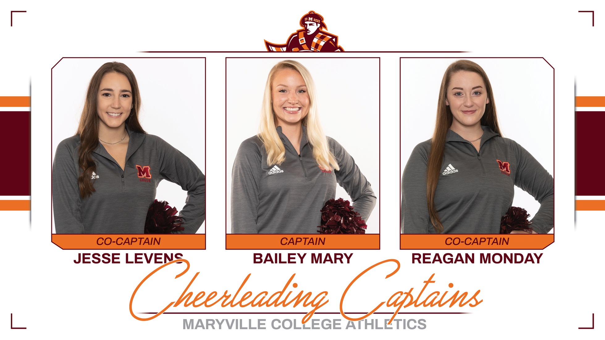 Trio selected to lead MC Cheer program - Maryville College