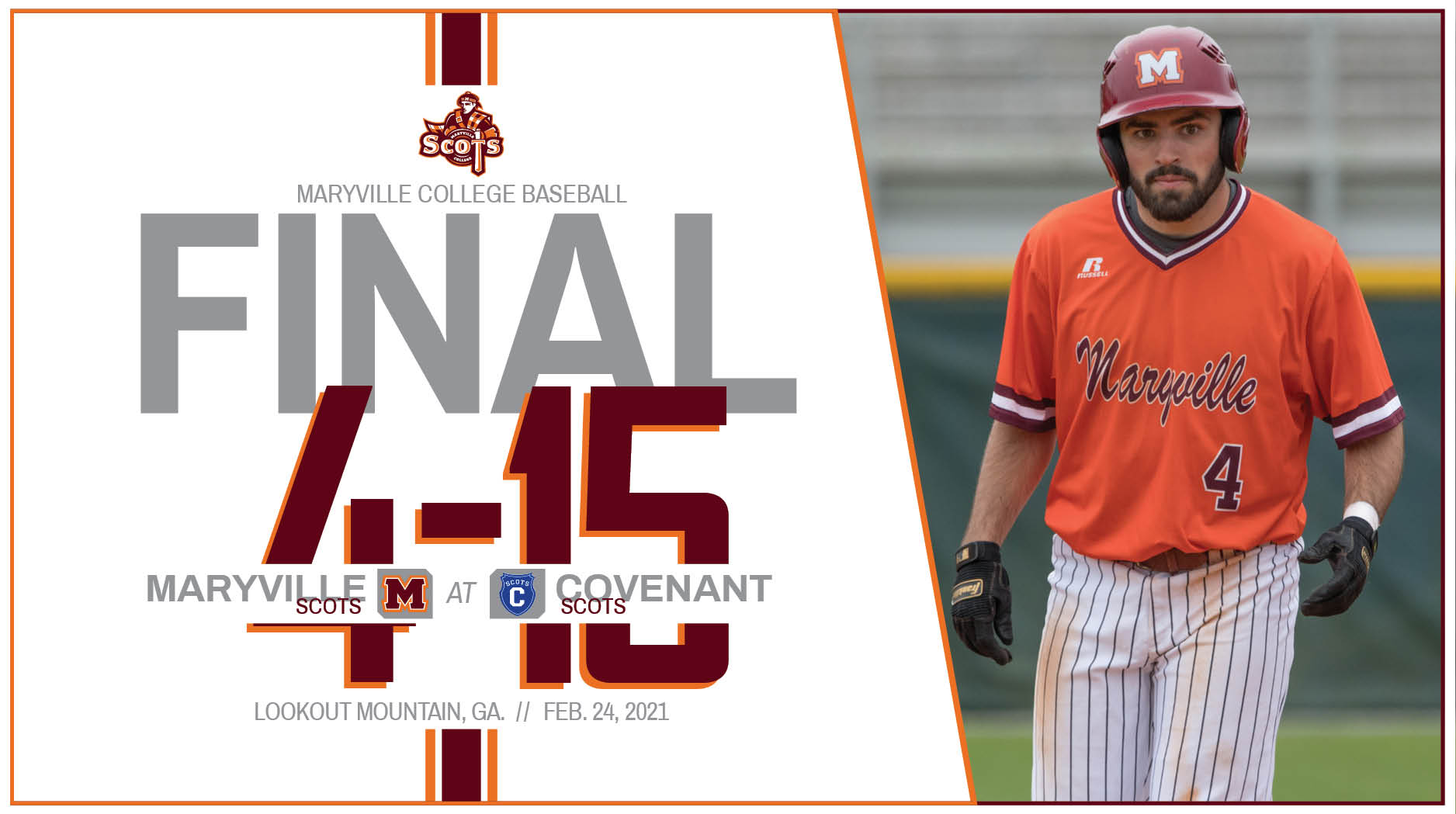 Covenant uses long ball, timely hitting to defeat Scots 15-4 ...