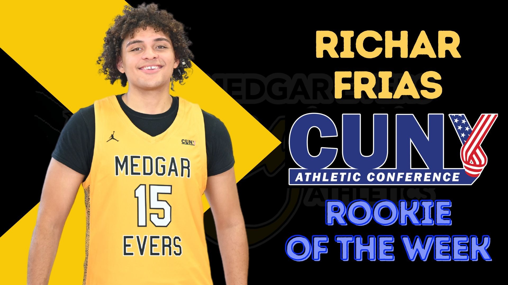 Hard-working Richar Frias earns CUNYAC Rookie of the Week distinction ...