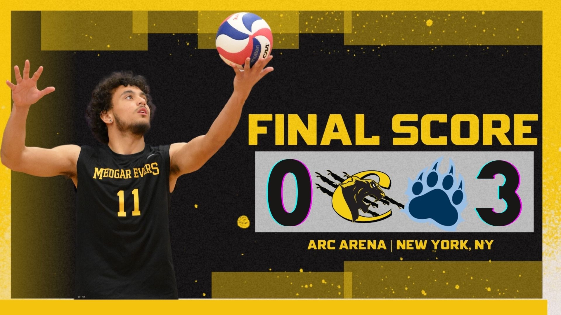 Cougars swept by Baruch Bearcats in CUNYAC action at ARC Arena - Medgar ...