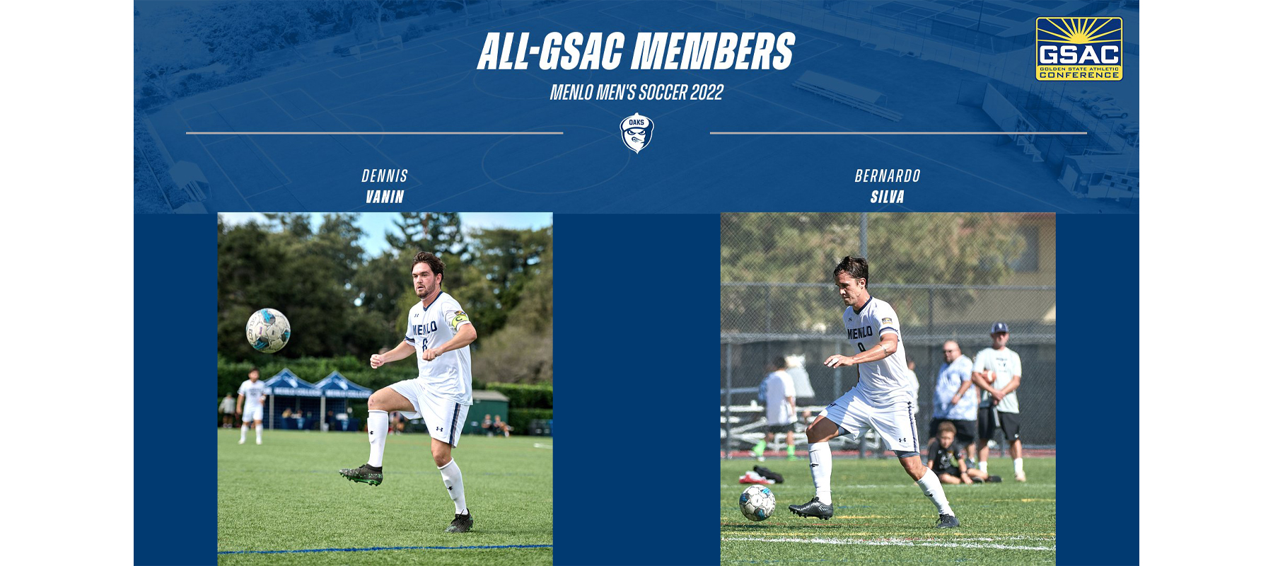 Vanin, Silva Named to the 2022 All-GSAC Team - Menlo College