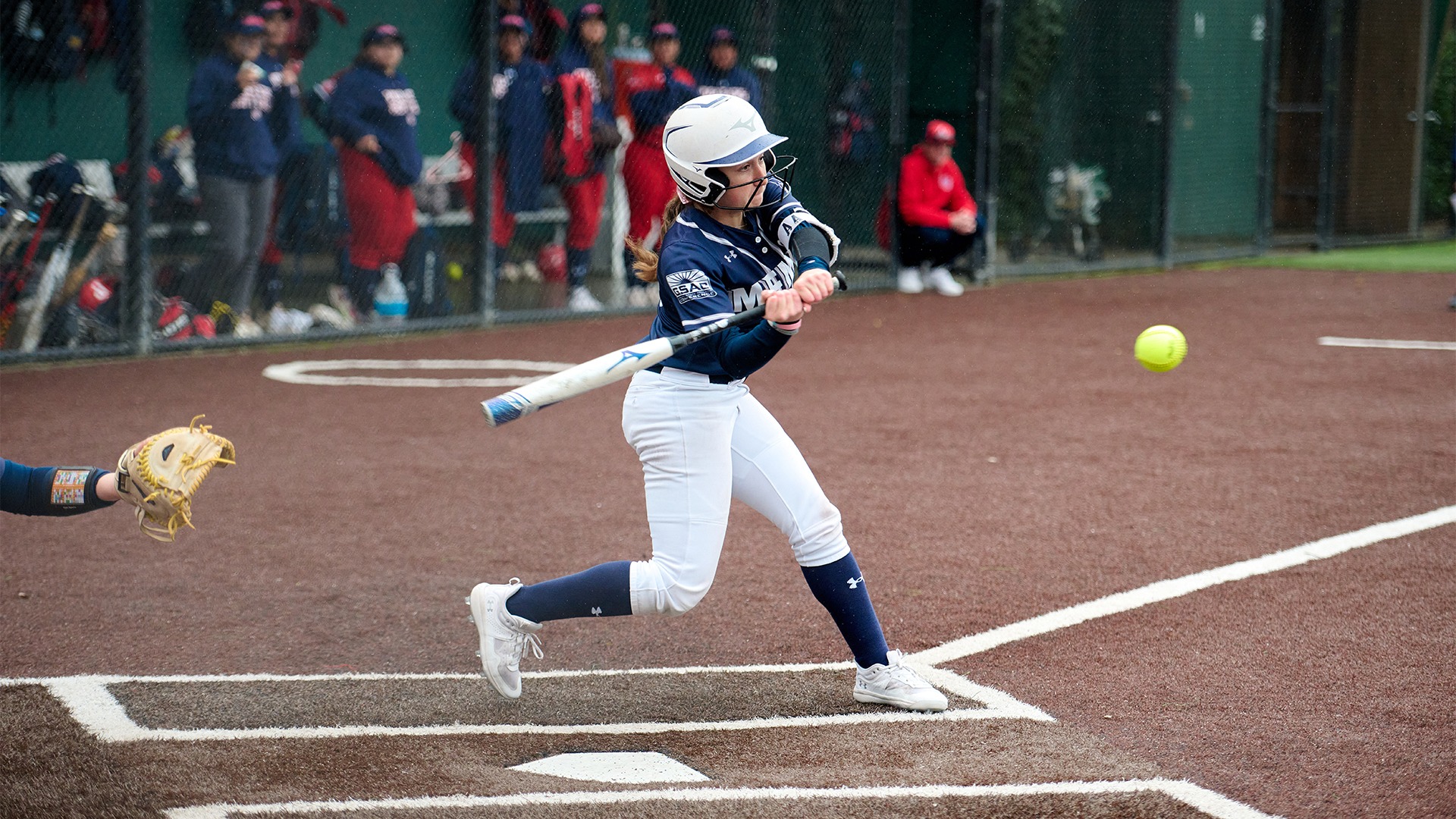 Softball Upsets #19 OUAZ in Rainy Sweep to Open Conference Play - Menlo ...