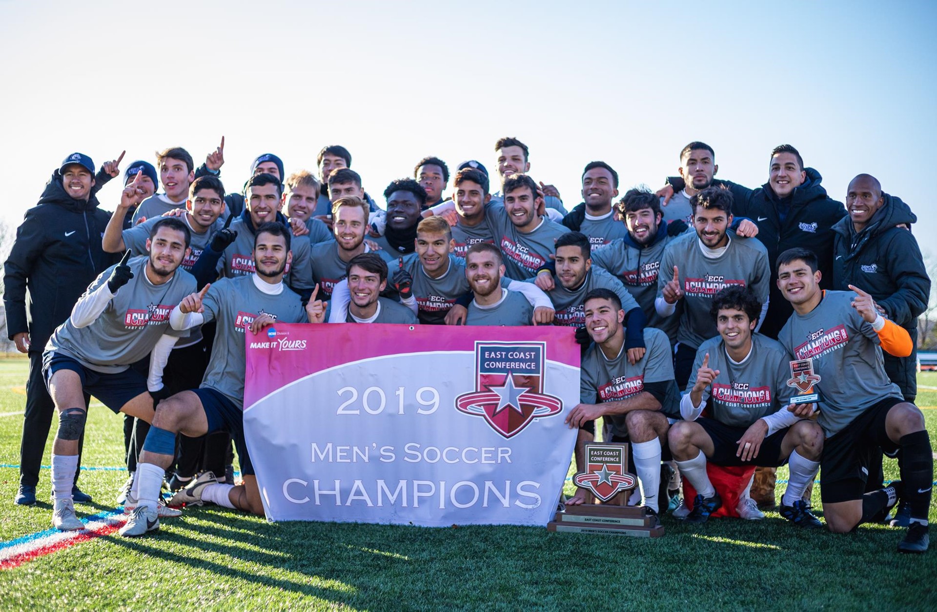 ECC Champions!!! Serrano Makes Three Penalty Kick Saves to Lead Men's ...