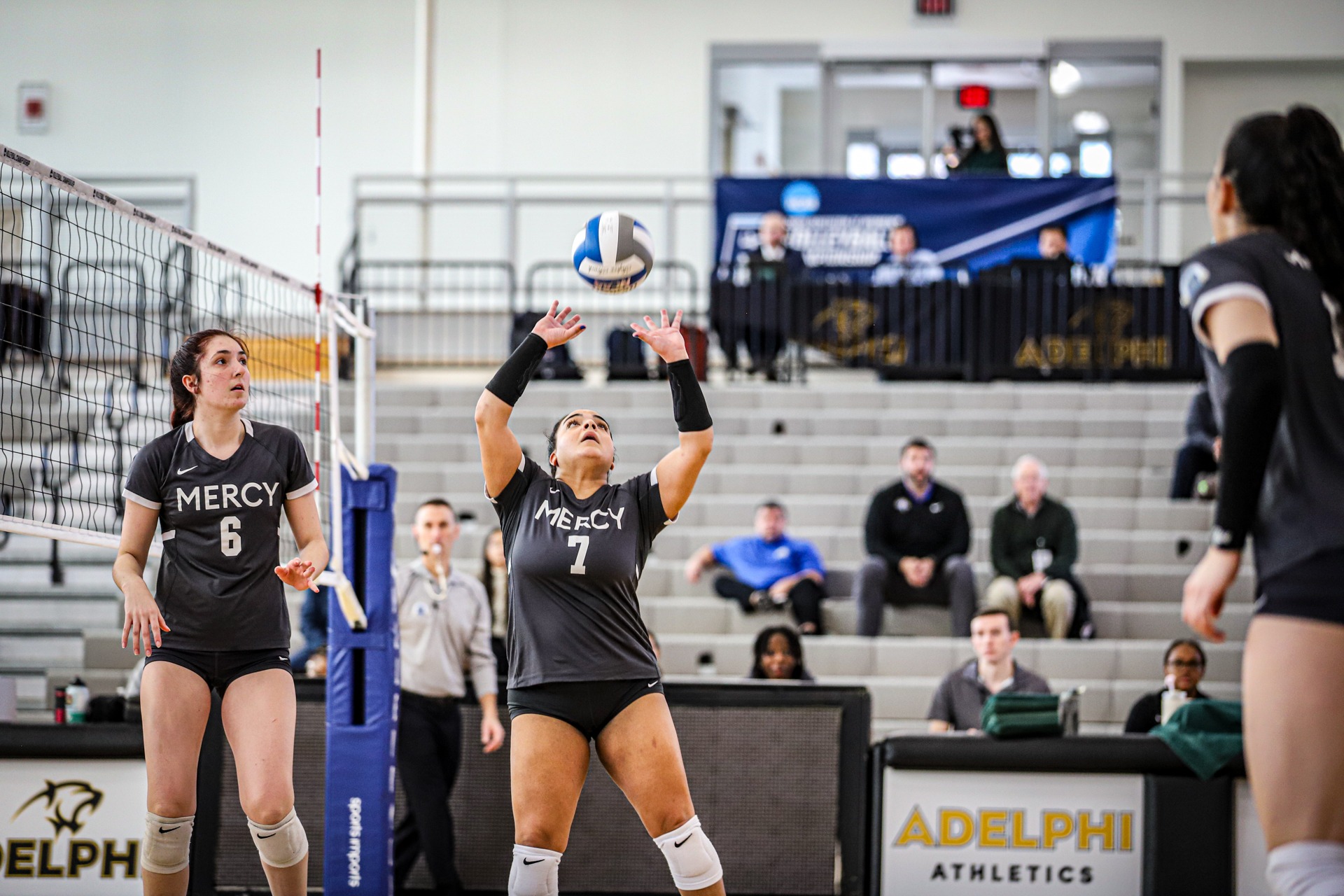 Mercy Athletics Moment Co-#1: Volleyball Wins First NCAA Tournament ...