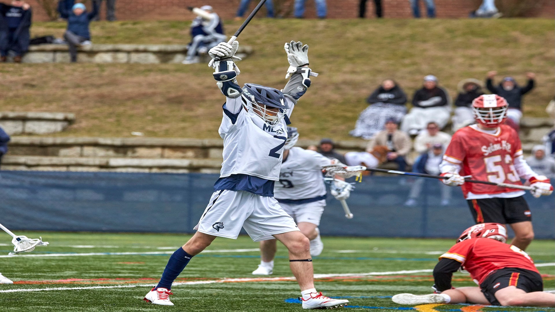 Heyder, Gerdvil and Umano Lead No. 5/6 Men's Lacrosse to 18-15 Win Over ...