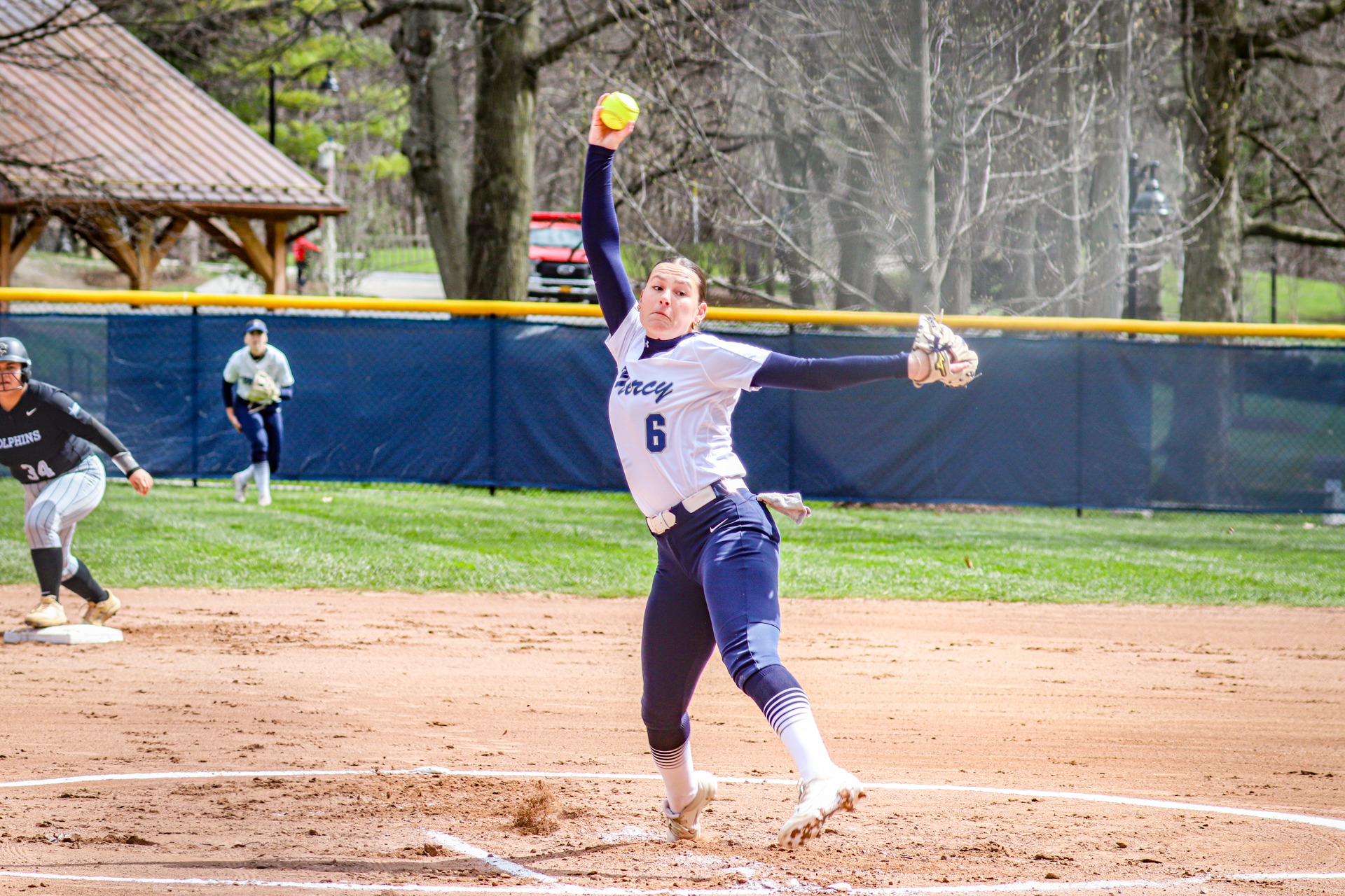 Benson and Franck Lead Softball to ECC Championship Berth with Split at ...