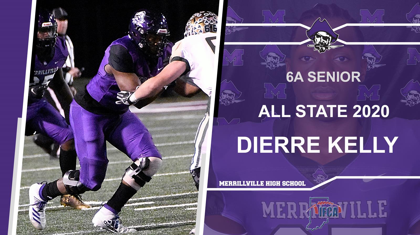 Dierre Kelly - Football - Merrillville High School Athletics