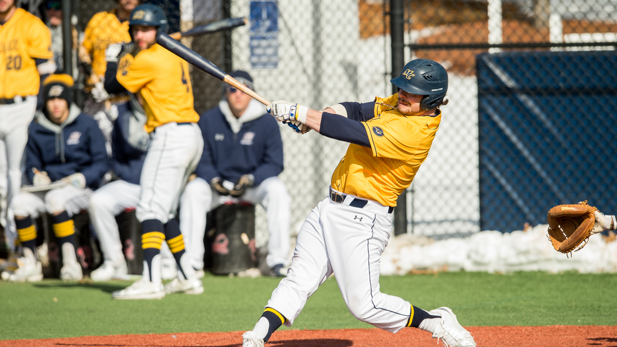 Bats Come Alive in Baseball's 12-4 Win at AIC - Merrimack College Athletics