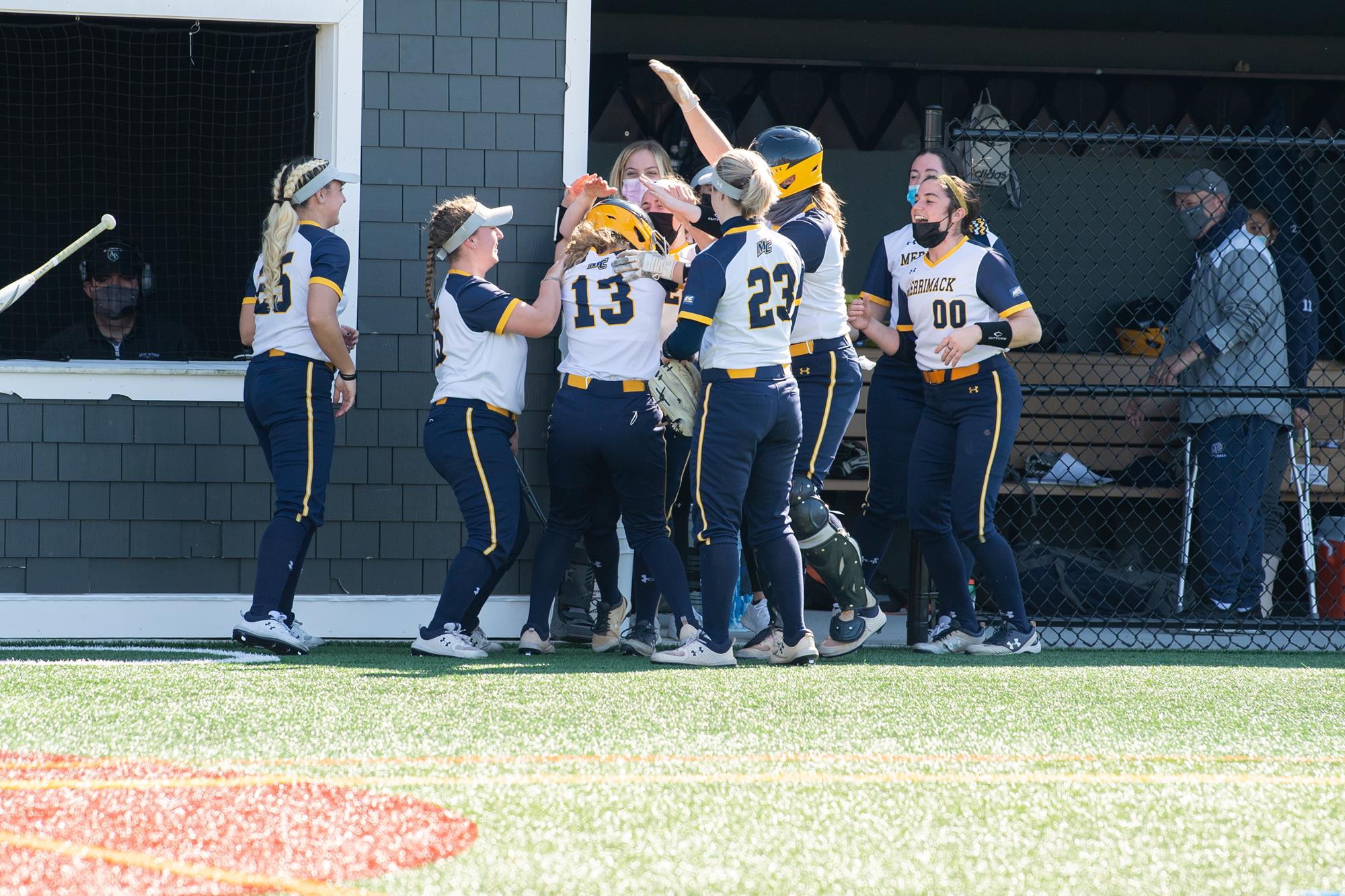 Michitson, Soraghan's Pitching Dominance Lead Softball to Sweep Maine ...