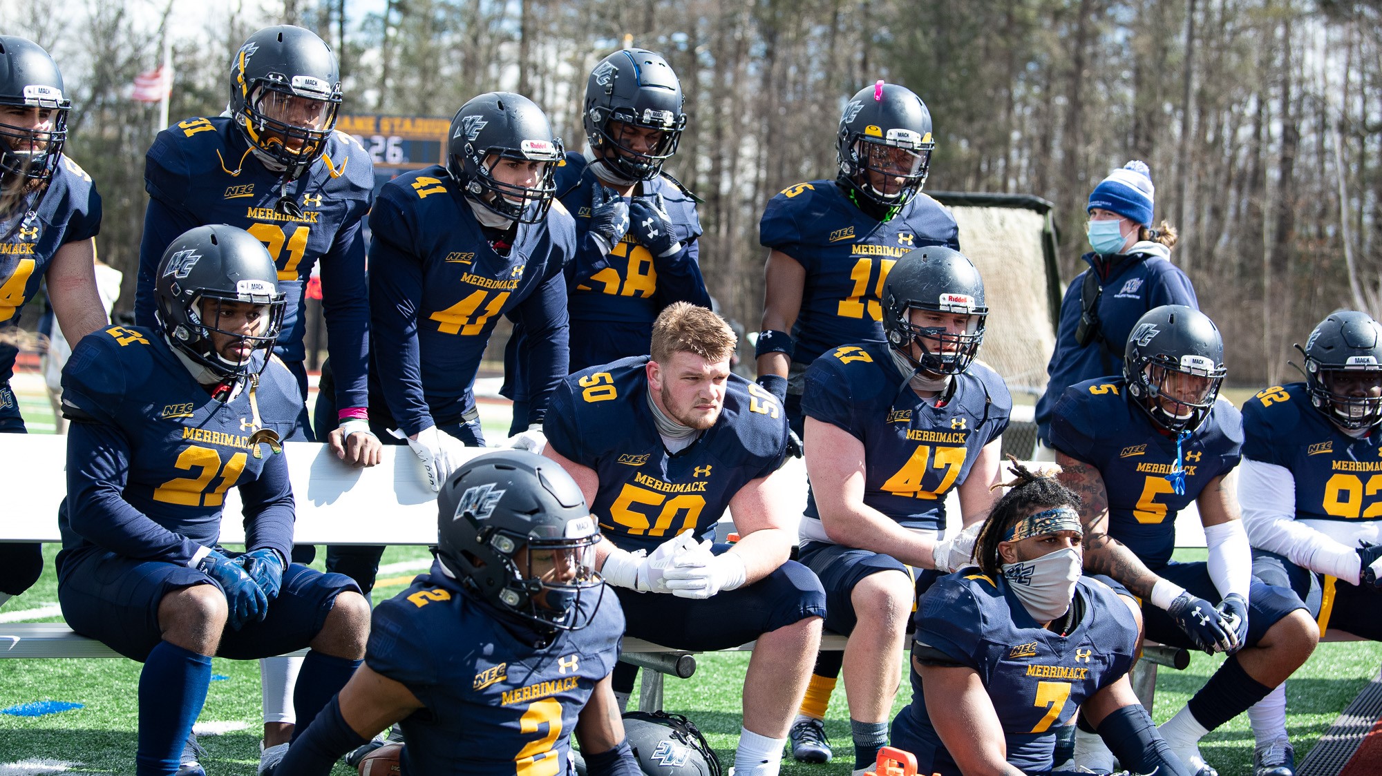 Football Commences Spring Season against Bryant - Merrimack College ...