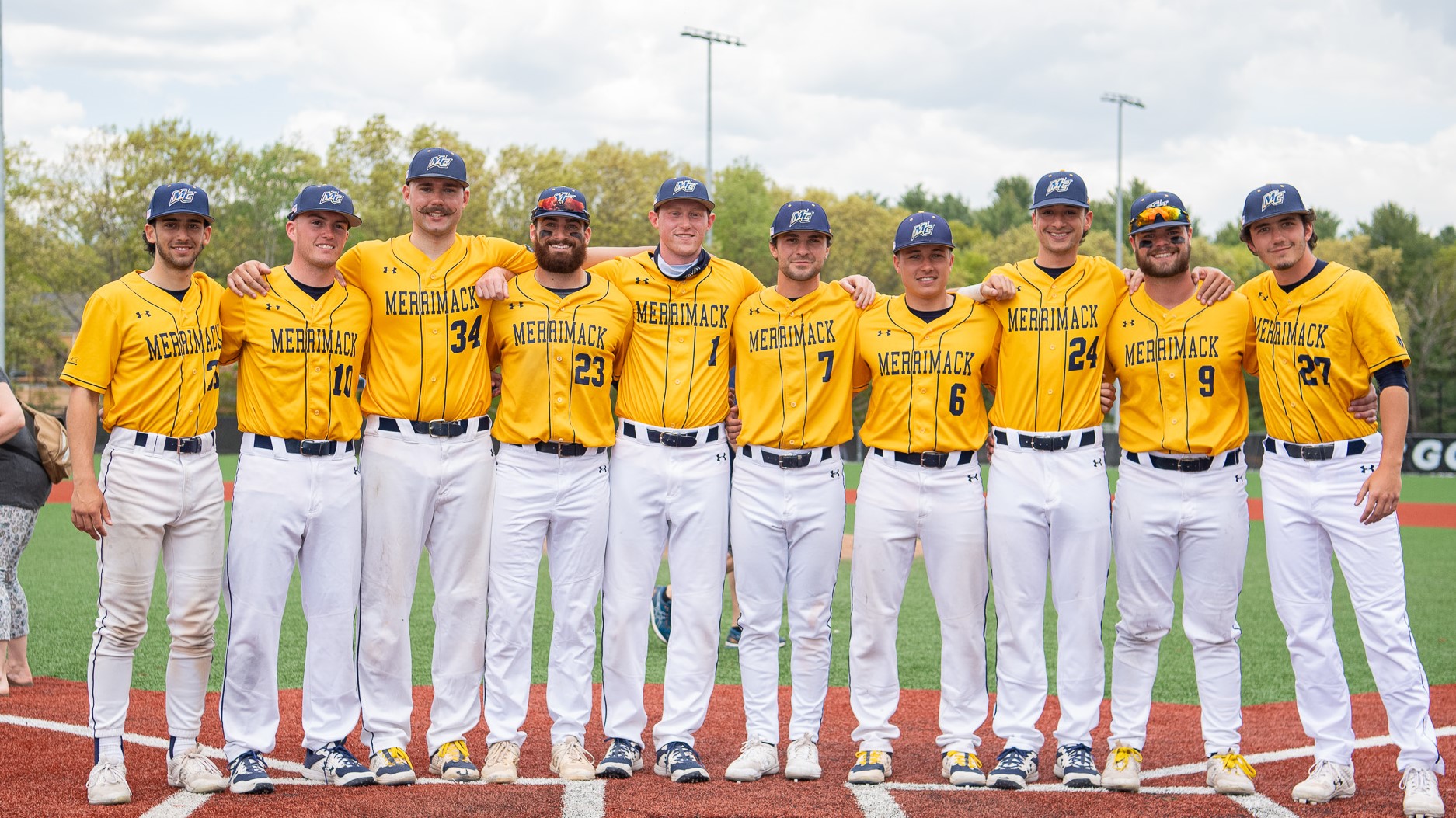 Baseball Stifles Sacred Heart on Senior Day, 15-3 - Merrimack College ...