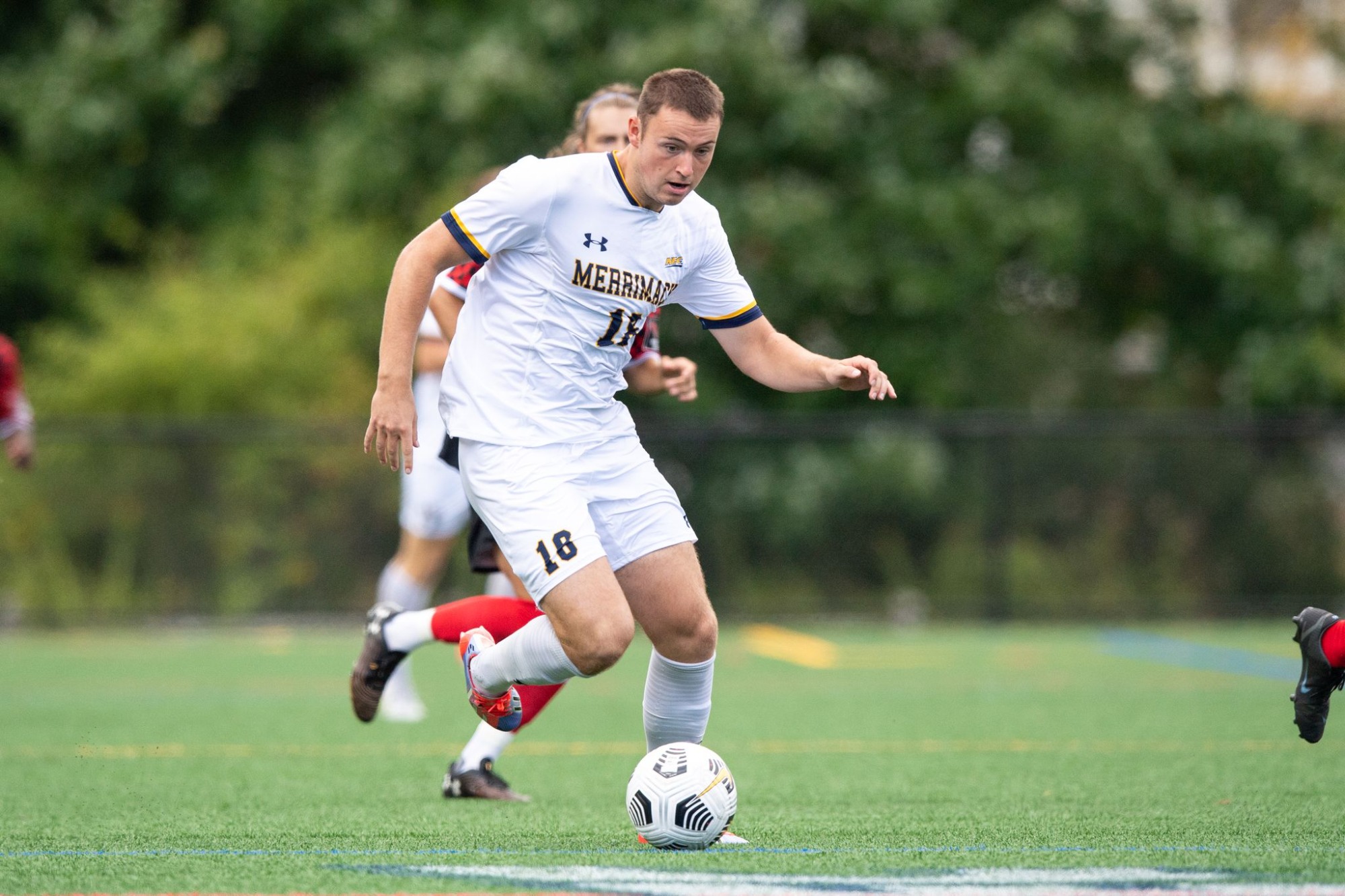 Men's Soccer Defeats NEC Leading LIU in Rain-Soaked Affair - Merrimack ...