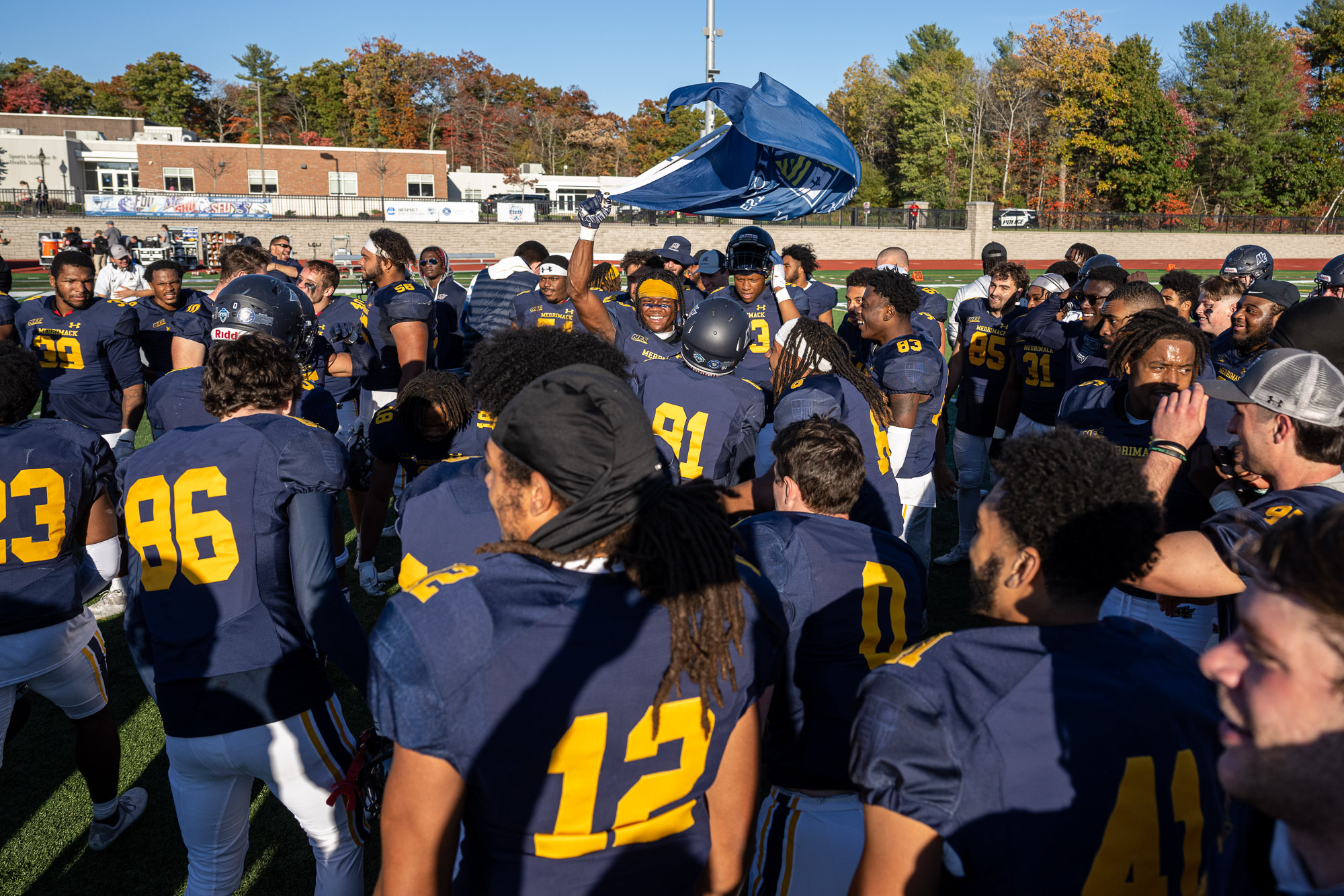 Football Stays Perfect in NEC Play with Win Over Sacred Heart ...