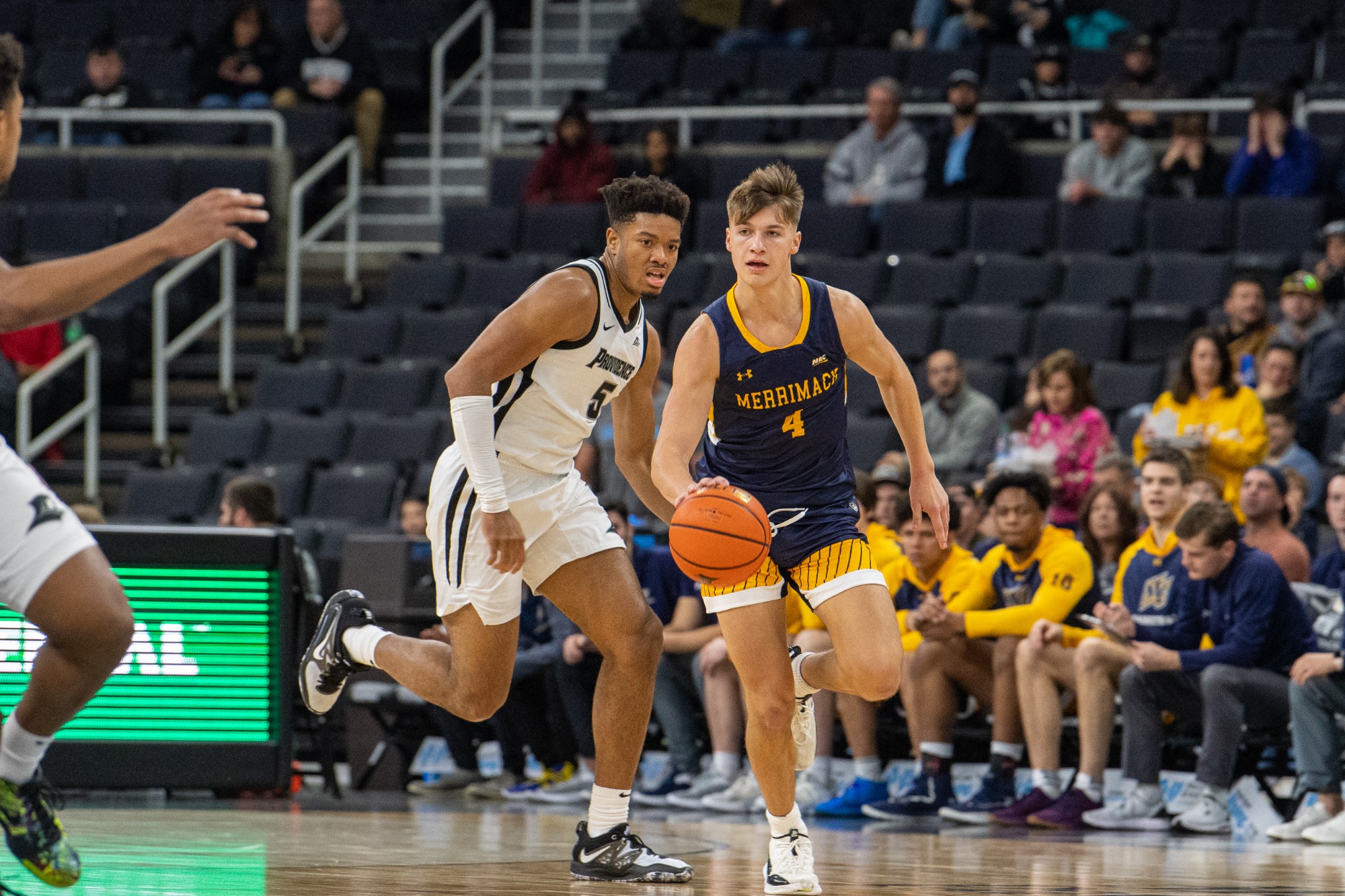 Men's Basketball Defeated by Bradley, Saturday - Merrimack College ...