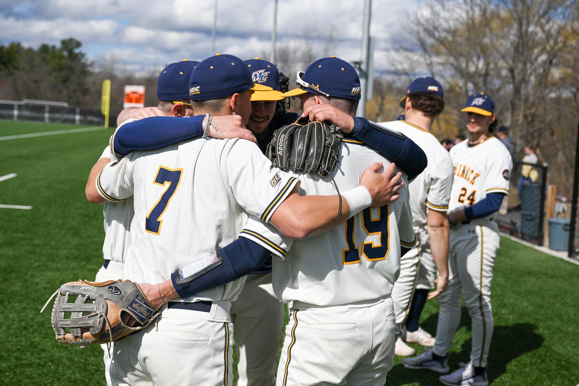 Baseball Loses in Extras to Long Island - Merrimack College Athletics