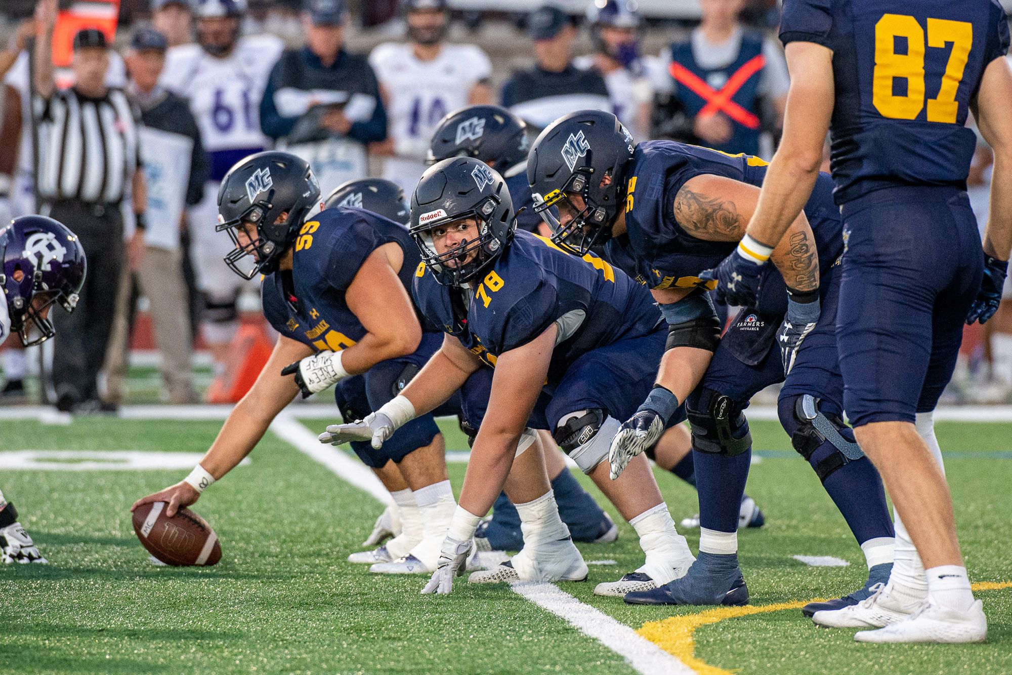 Football Topped by #16 Holy Cross, Friday - Merrimack College Athletics