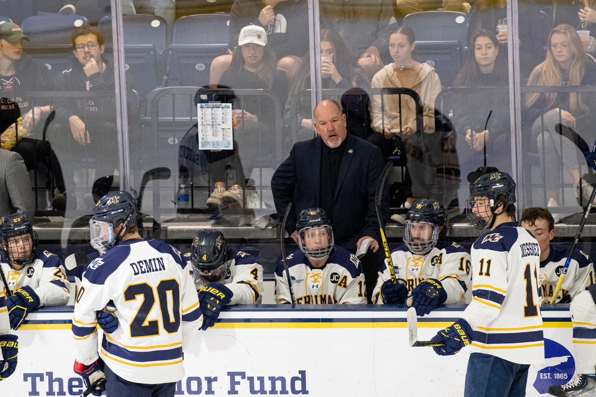 Men's Hockey Defeated by Brown - Merrimack College Athletics