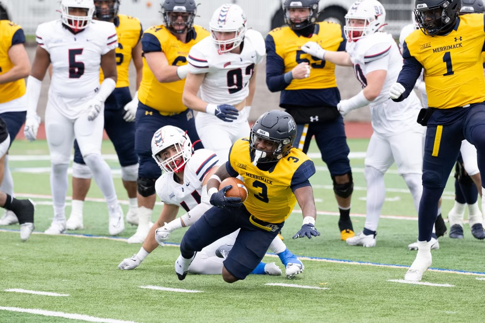 Football Falls to Duquesne in NEC Championship Game - Merrimack College ...