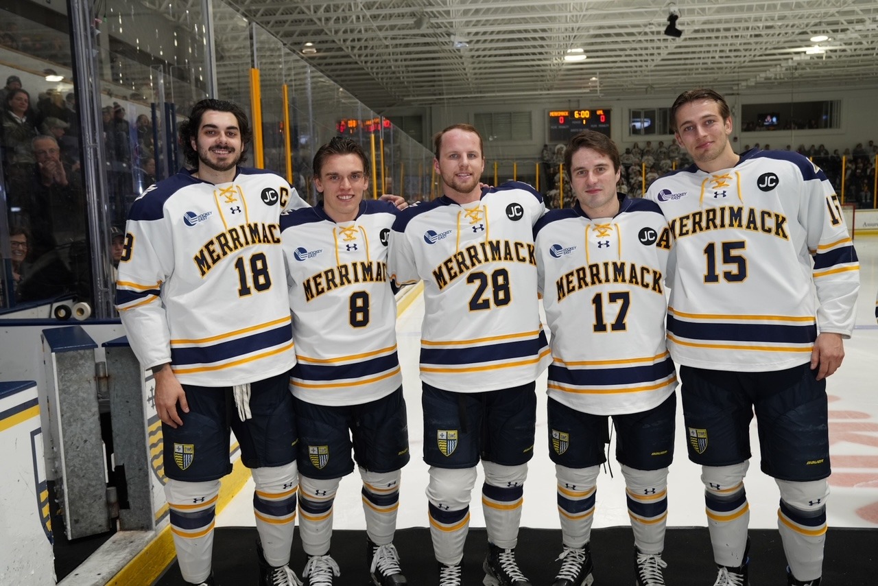 Men's Hockey Captures Senior Night Sweep In Front of Largest Lawler ...