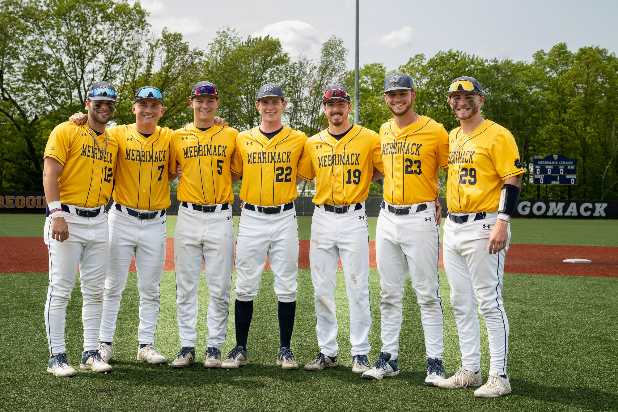 Baseball Defeated in Senior Day Doubleheader - Merrimack College Athletics