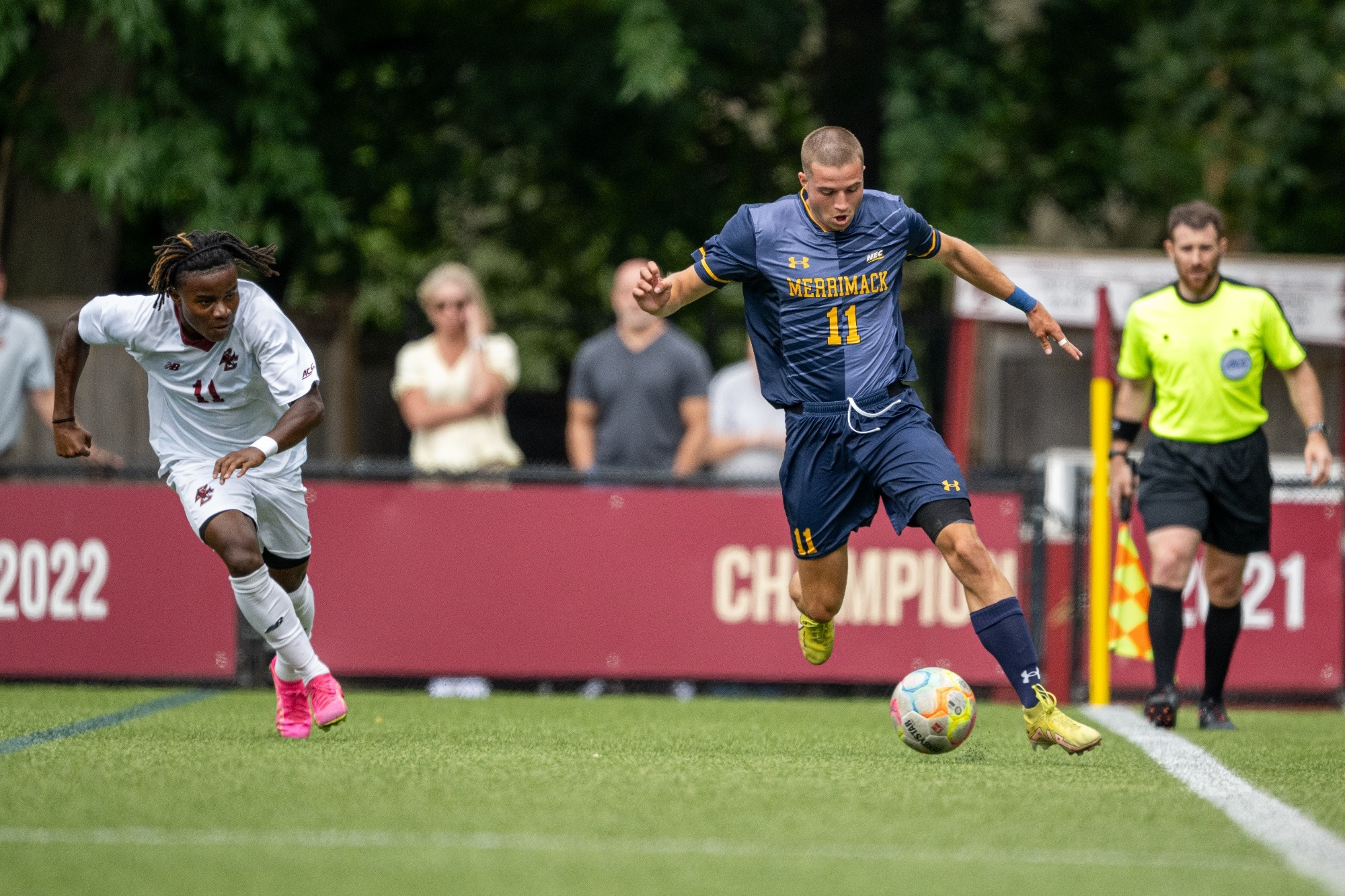 Men's Soccer Draws Against UMass Lowell - Merrimack College Athletics