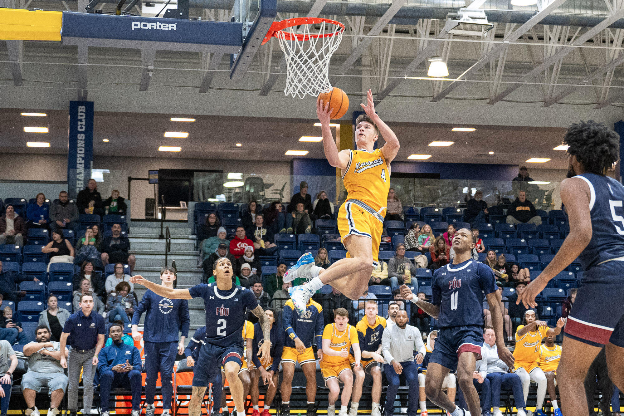 Men’s Basketball Opens Northeast Conference Play with Win Over FDU ...