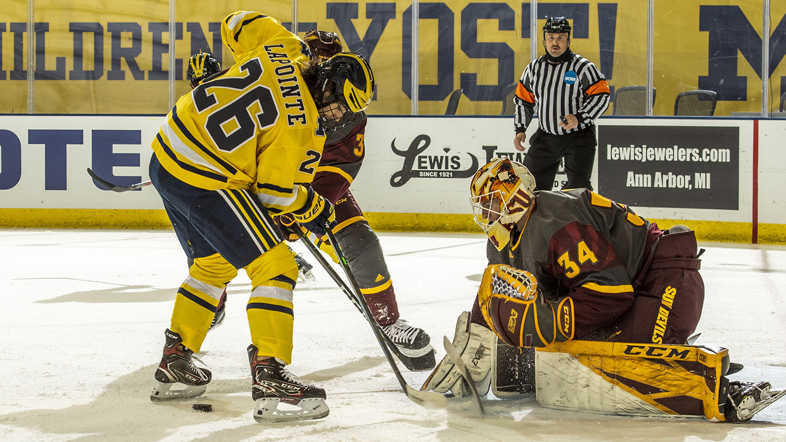Philippe Lapointe - Ice Hockey - University of Michigan Athletics