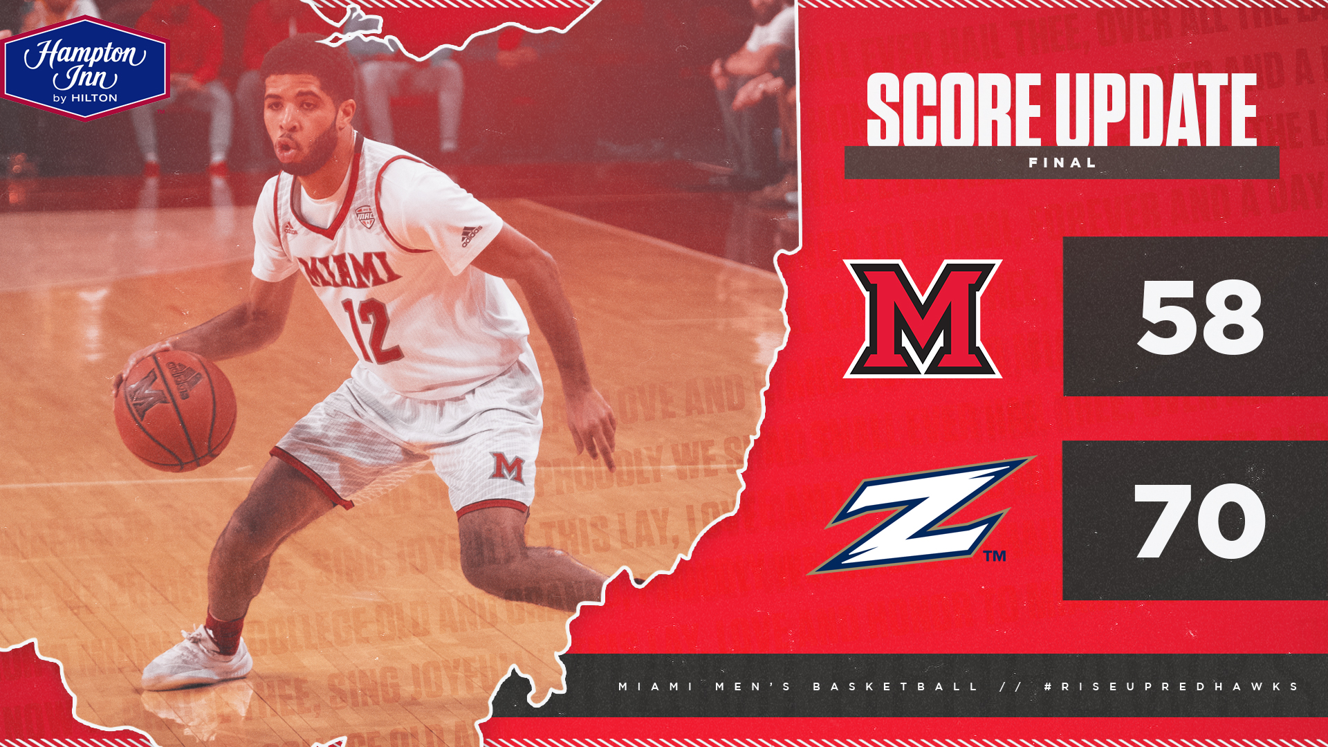 Men's Basketball Falls to Akron, 70-58 - Miami University RedHawks