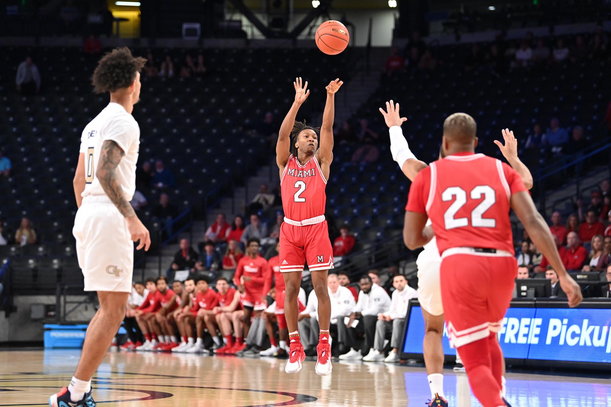 RedHawks Sting Georgia Tech 72-69 To Open Season - Miami University ...