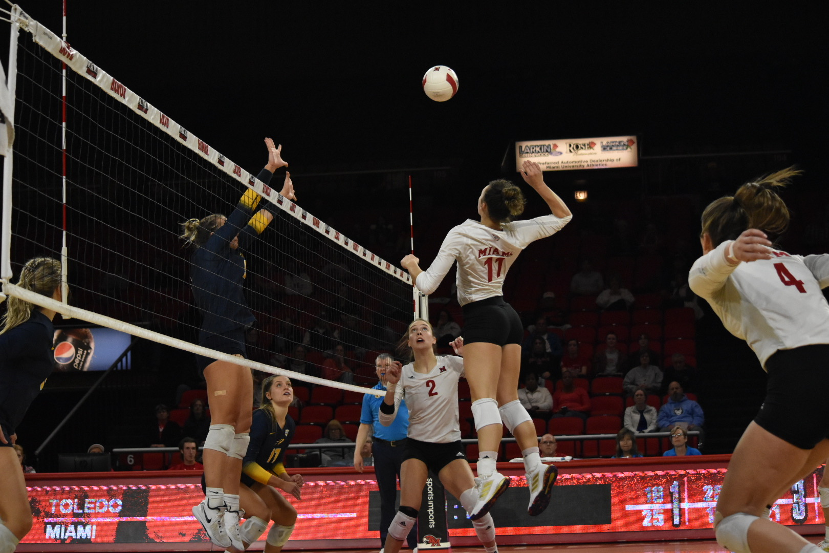 Miami Drops Four-Set Match to Toledo - Miami University RedHawks
