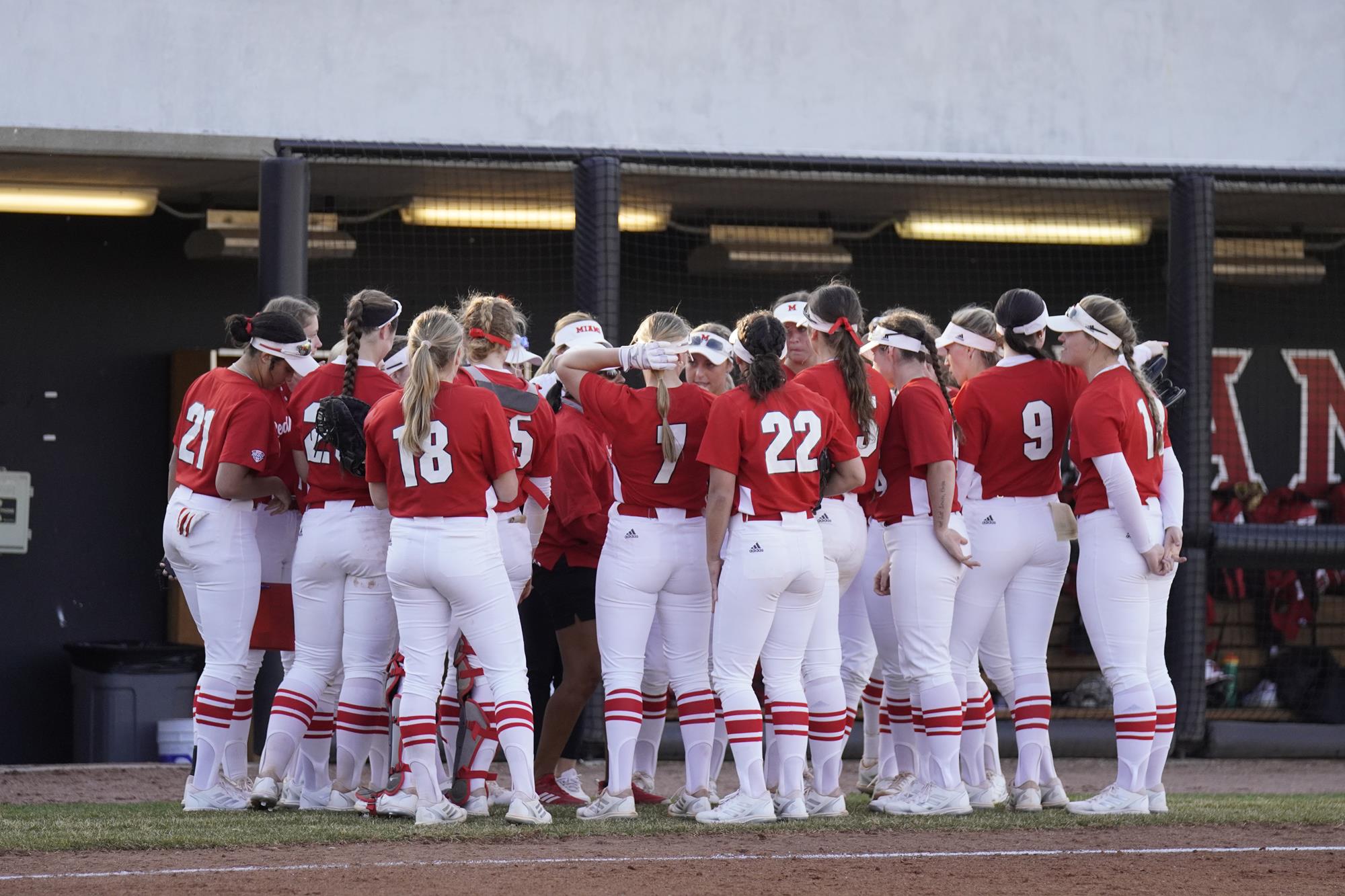 Miami Softball Ties Cal 8-8 - Miami University RedHawks