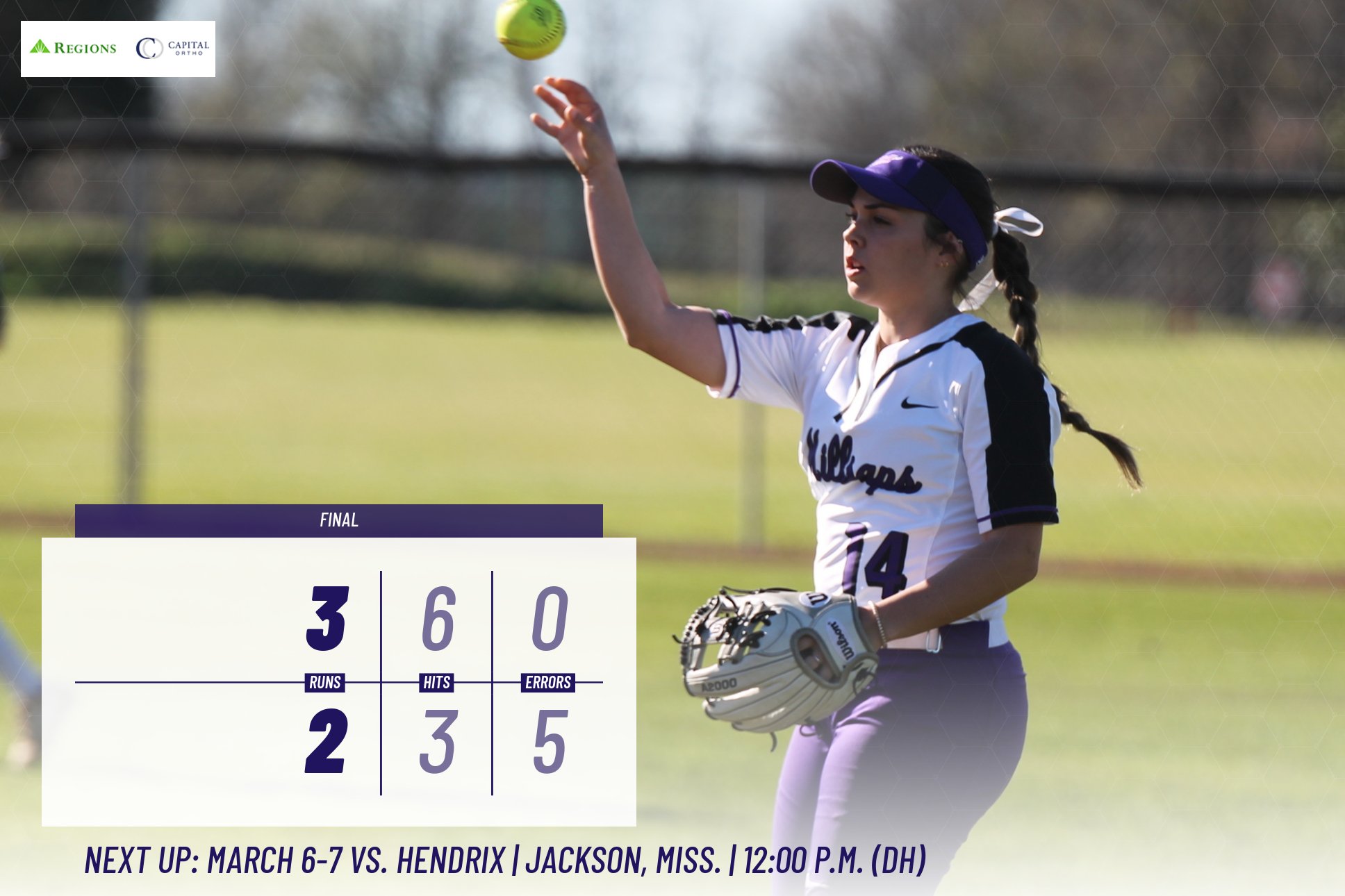 Softball Takes Two of Three Games at Centenary College Over the Weekend ...