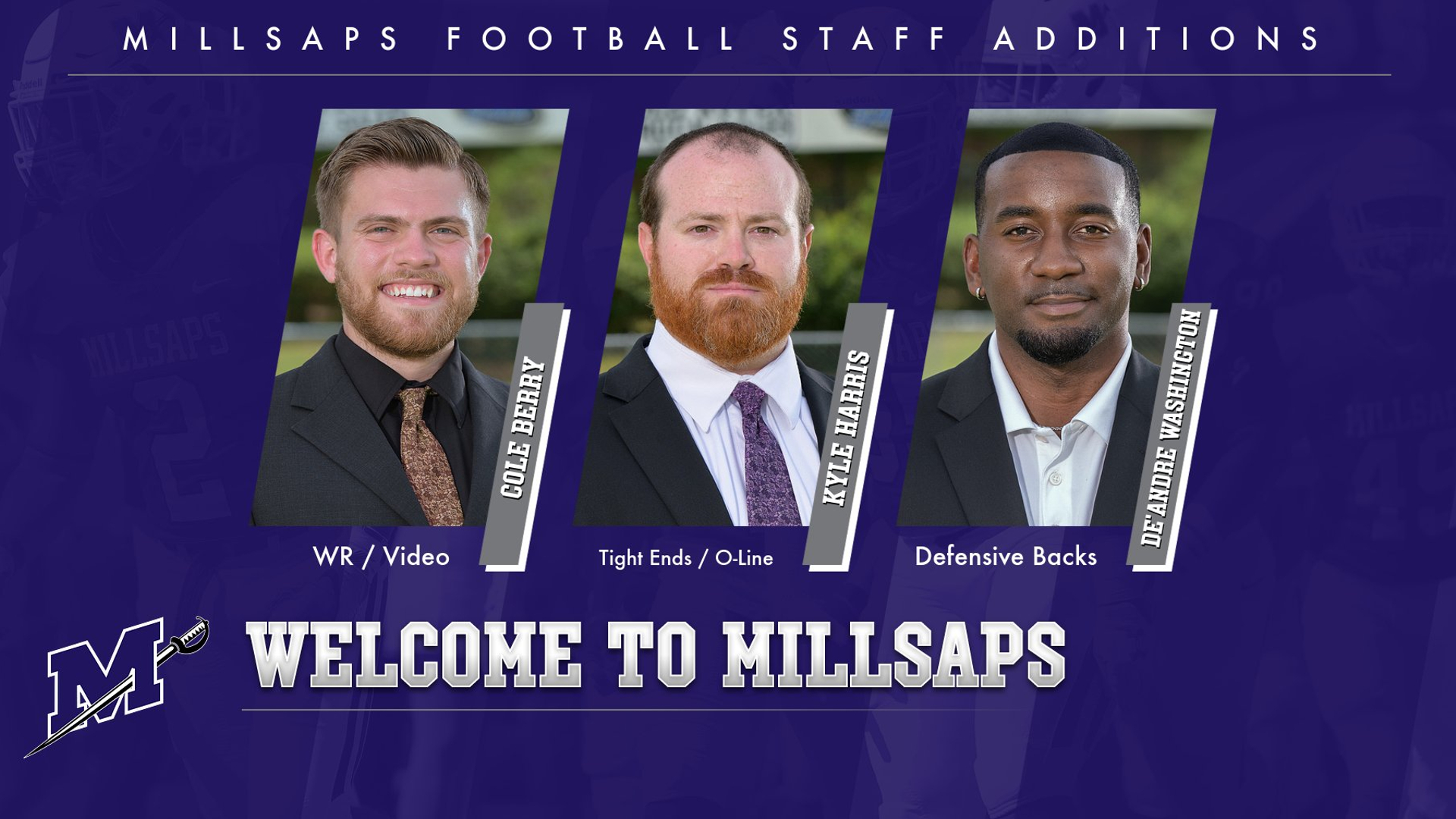Football Welcomes Three to Coaching Staff - Millsaps College Athletics