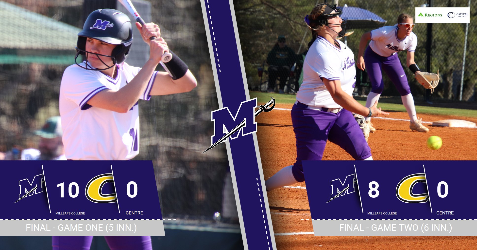 Softball Sweeps Opening Day of Conference Play - Millsaps College Athletics