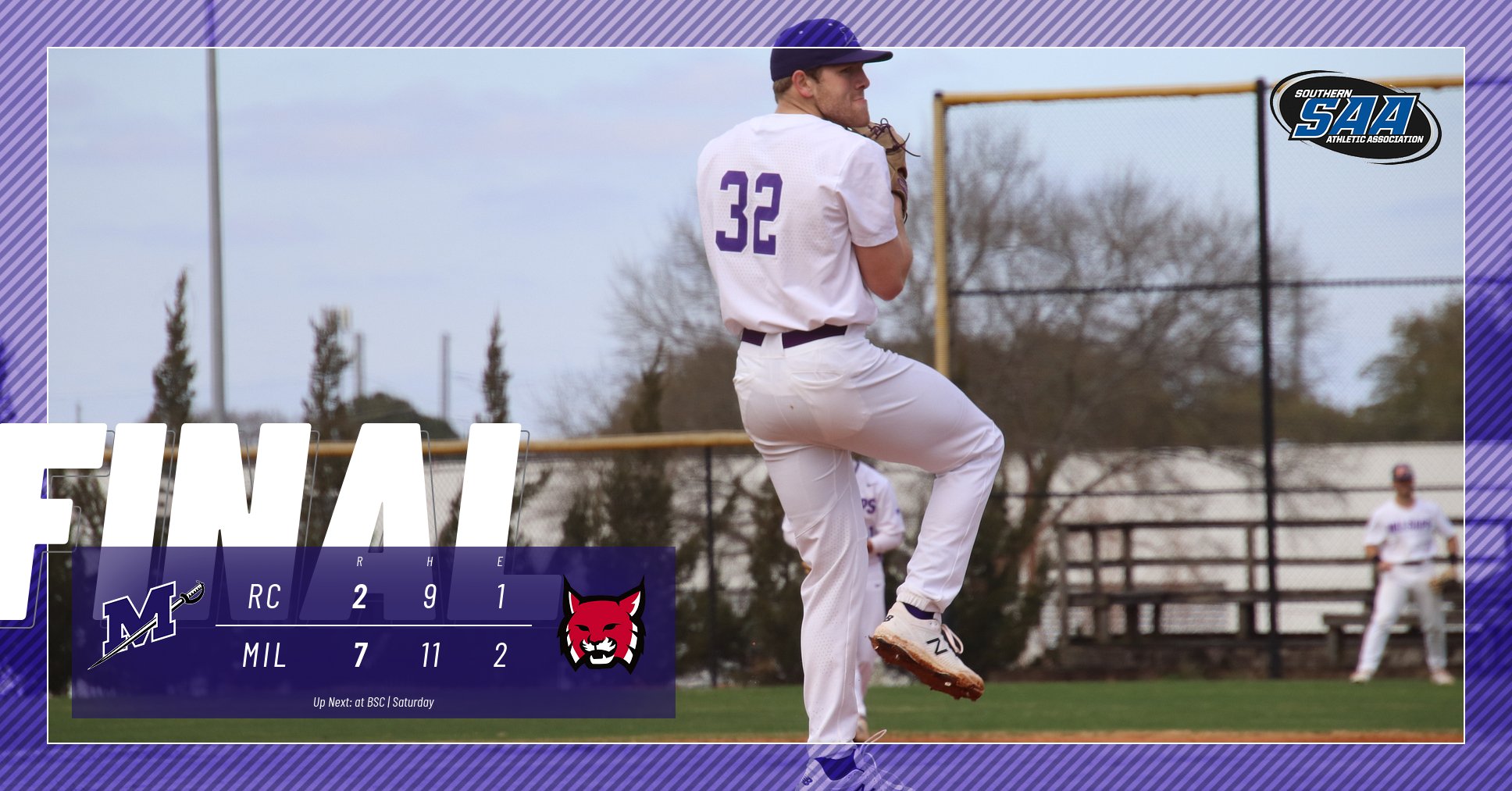 Baseball Advances to SAA Championship Series with Gritty Effort ...