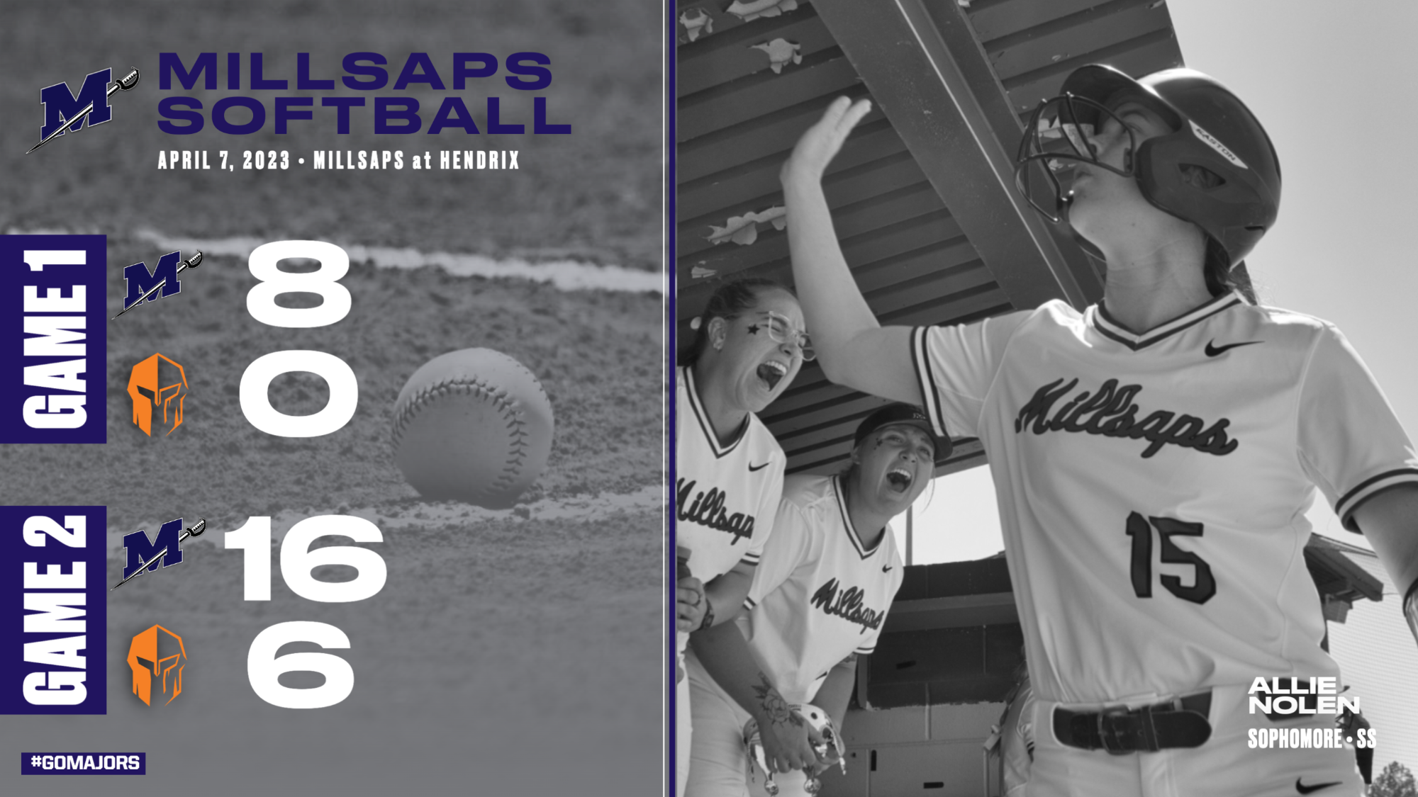 Softball Takes Two in Friday Doubleheader at Hendrix - Millsaps College ...