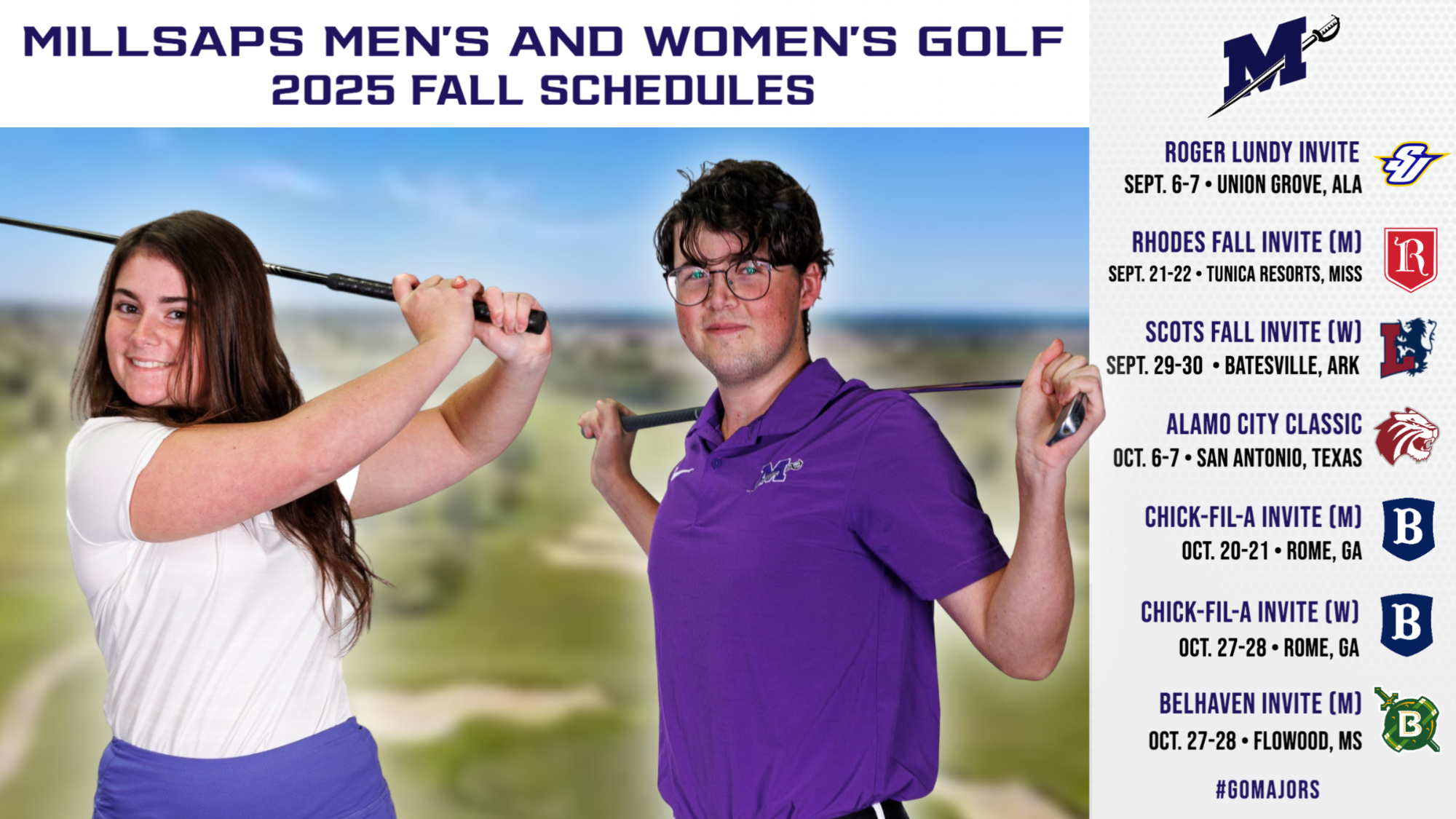 Men’s and Women’s Golf Shine at Roger Lundy Alabama Invasion - Millsaps ...