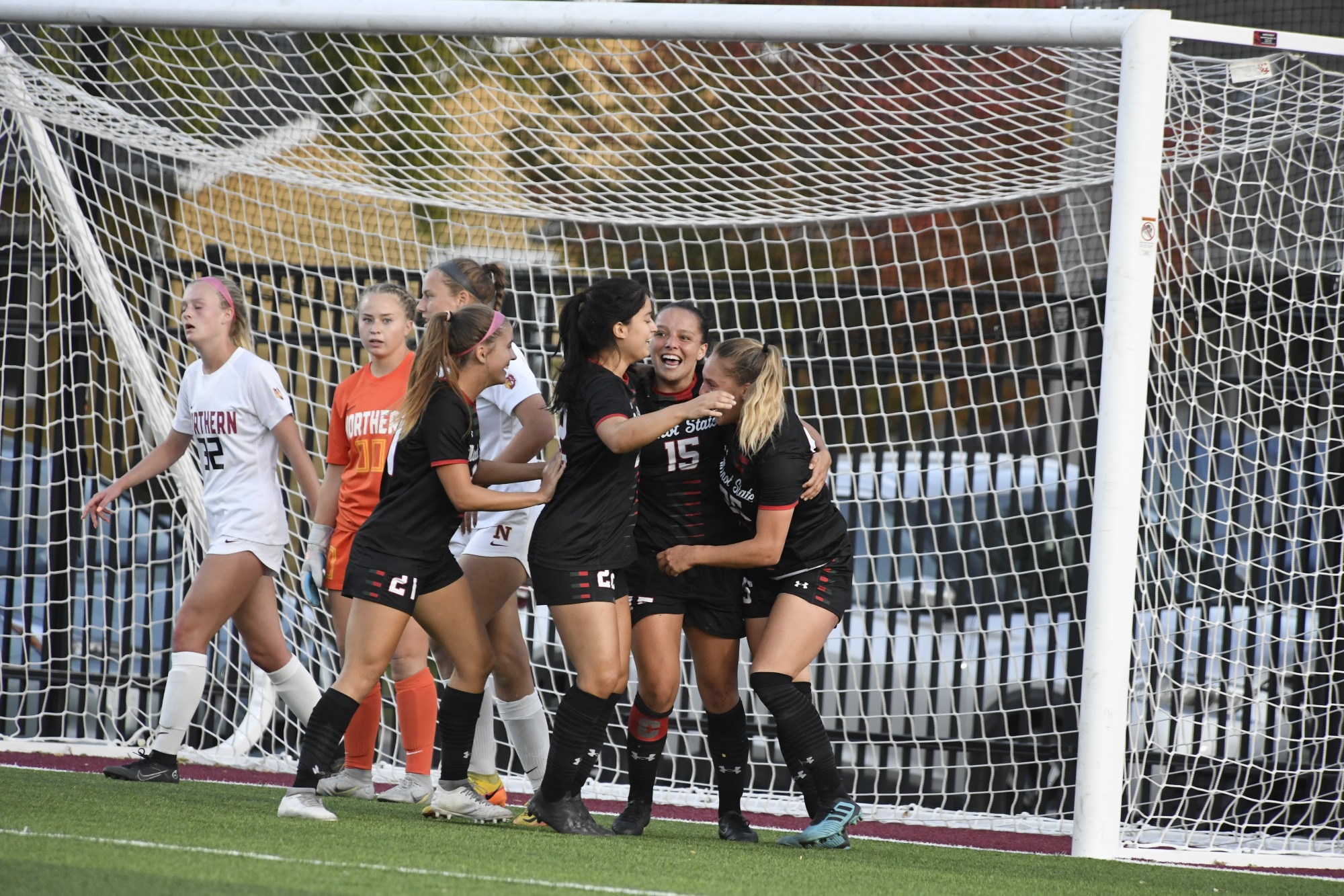 Sarah Upton's two goals sail Beavers past Wolves on the road - MSU ...