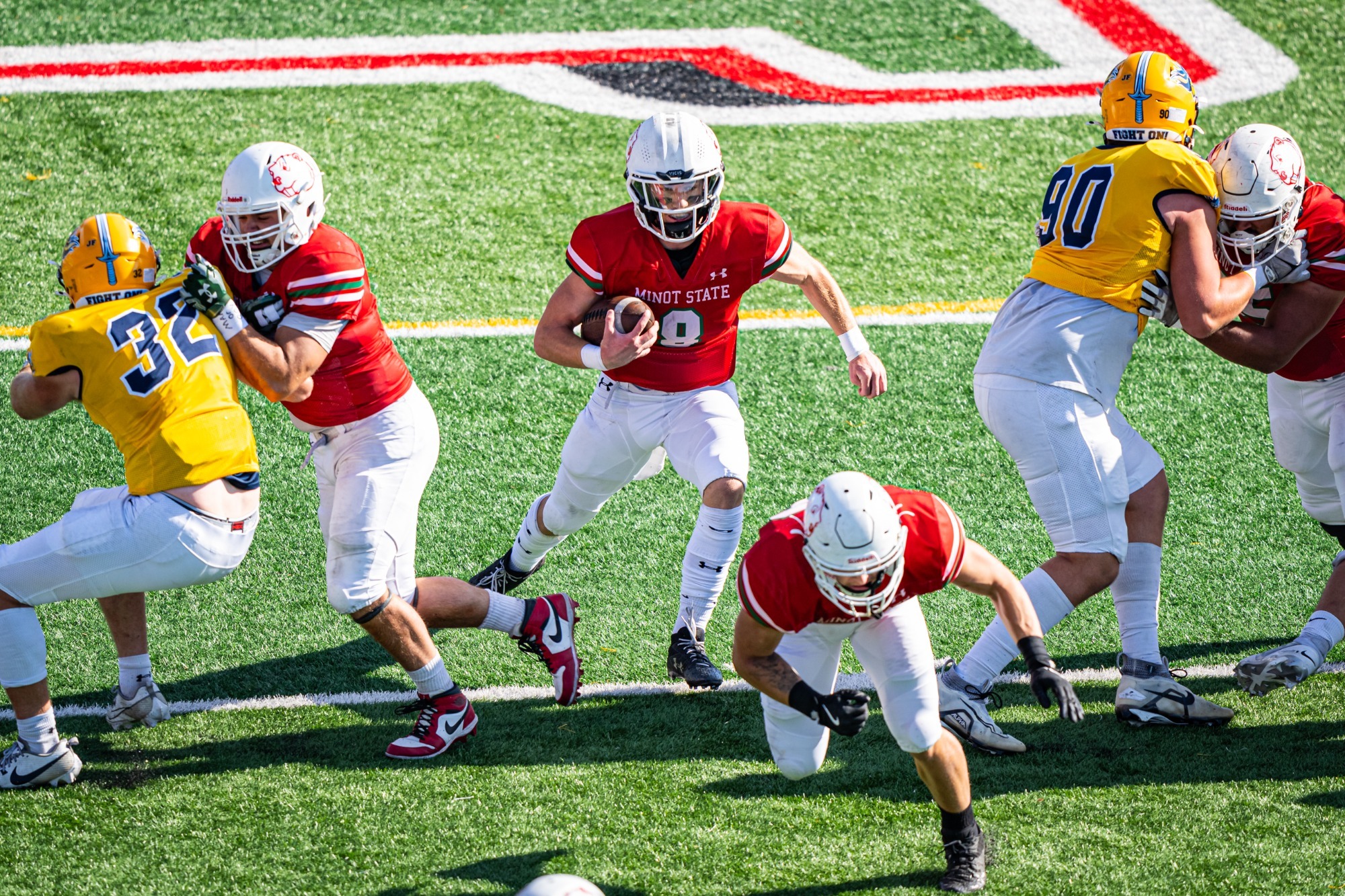 Minot State football welcomes defending NSIC champion Augustana for ...