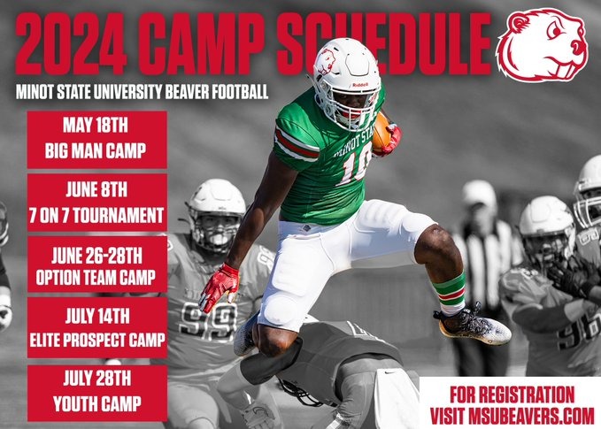 Minot State football offers 7-on-7 tournament & summer camps - MSU ...