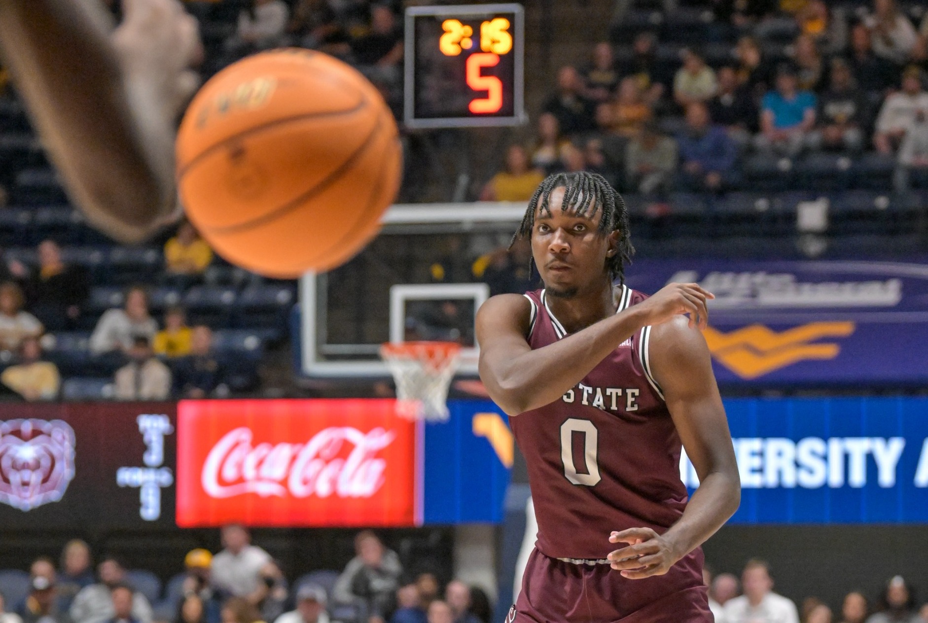 Moore Posts Career-High in Opening Night Loss at West Virginia ...