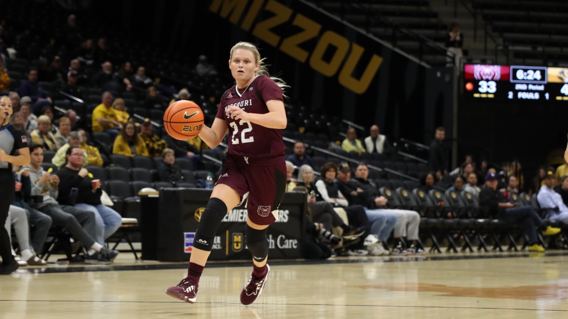 Lady Bears Fall on the Road at Mizzou - Missouri State