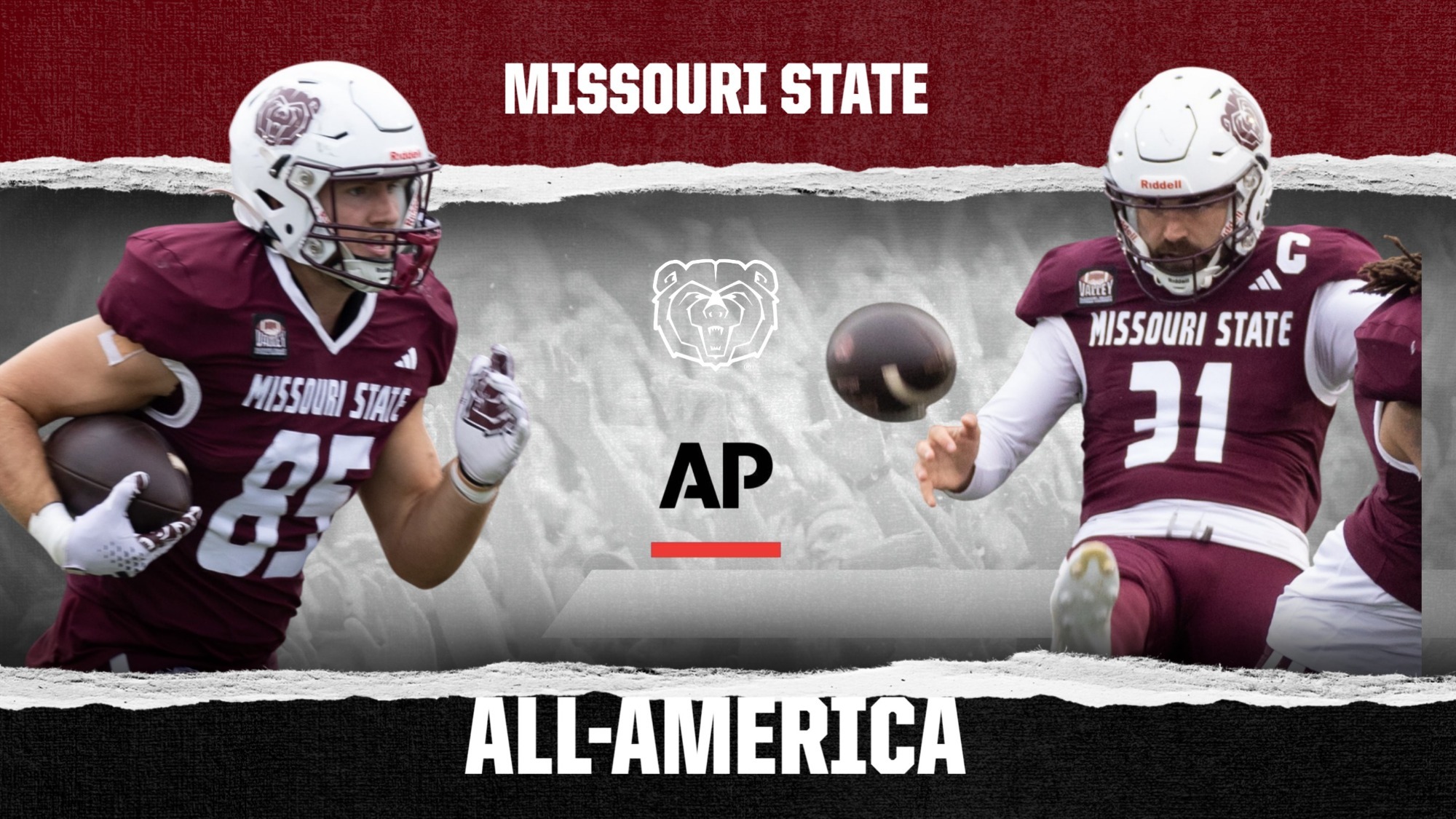Four Bears Earn All-America Honors from Stats Perform - Missouri State
