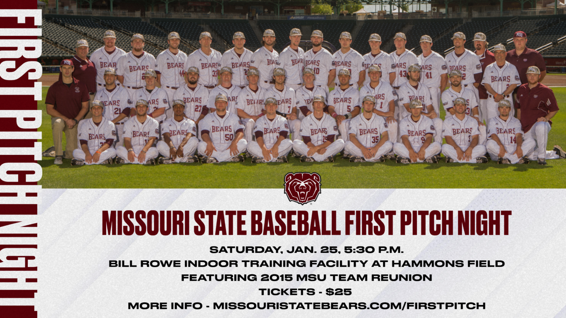 Bears Baseball Finalizes 2025 Schedule - Missouri State