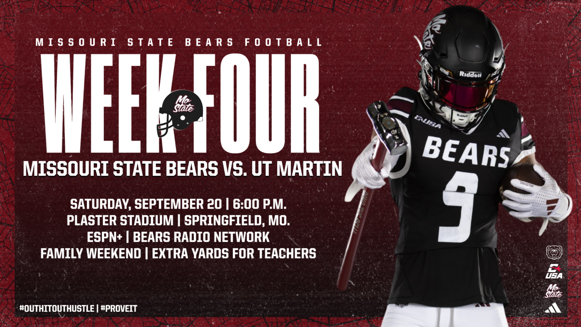 Tickets Available for Bears Football Road Games - Missouri State