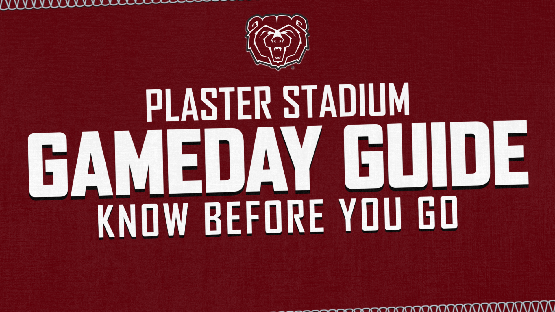 Bears Reveal New Football Field Design - Missouri State